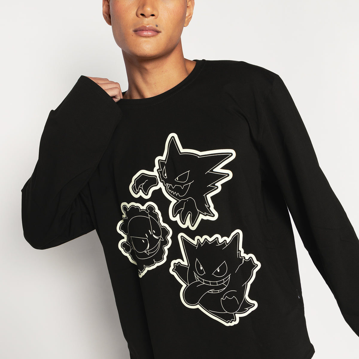 Gastly Evolution Long Sleeve Oversized Boyfriend Tee - Limited ...