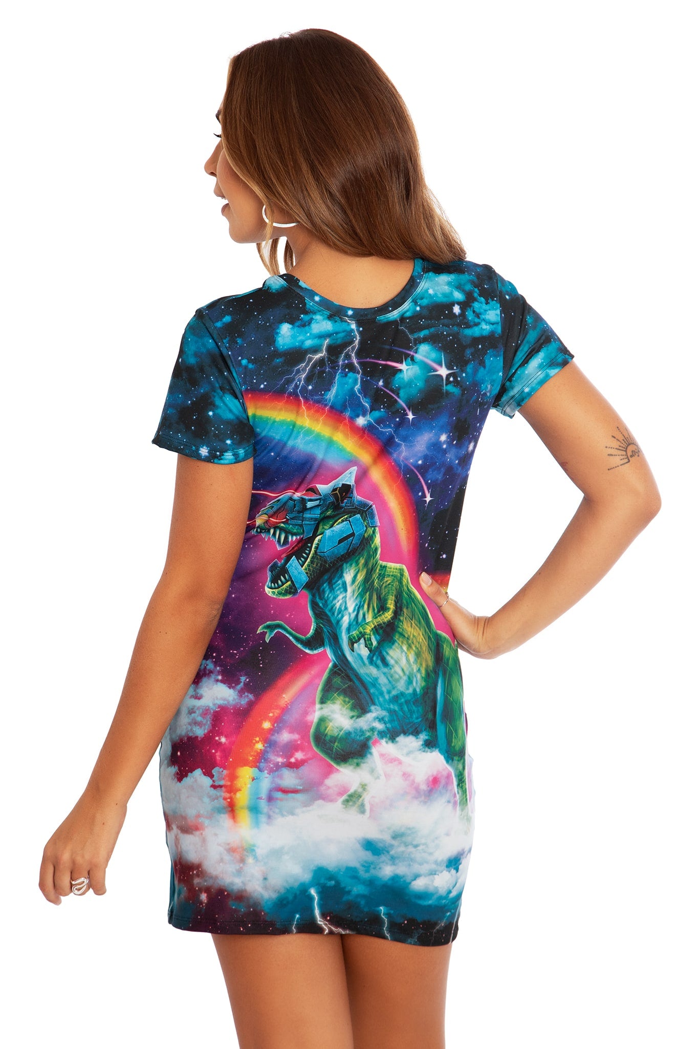 Hell Yeah Reversible Tee Dress - Limited – BlackMilk Clothing
