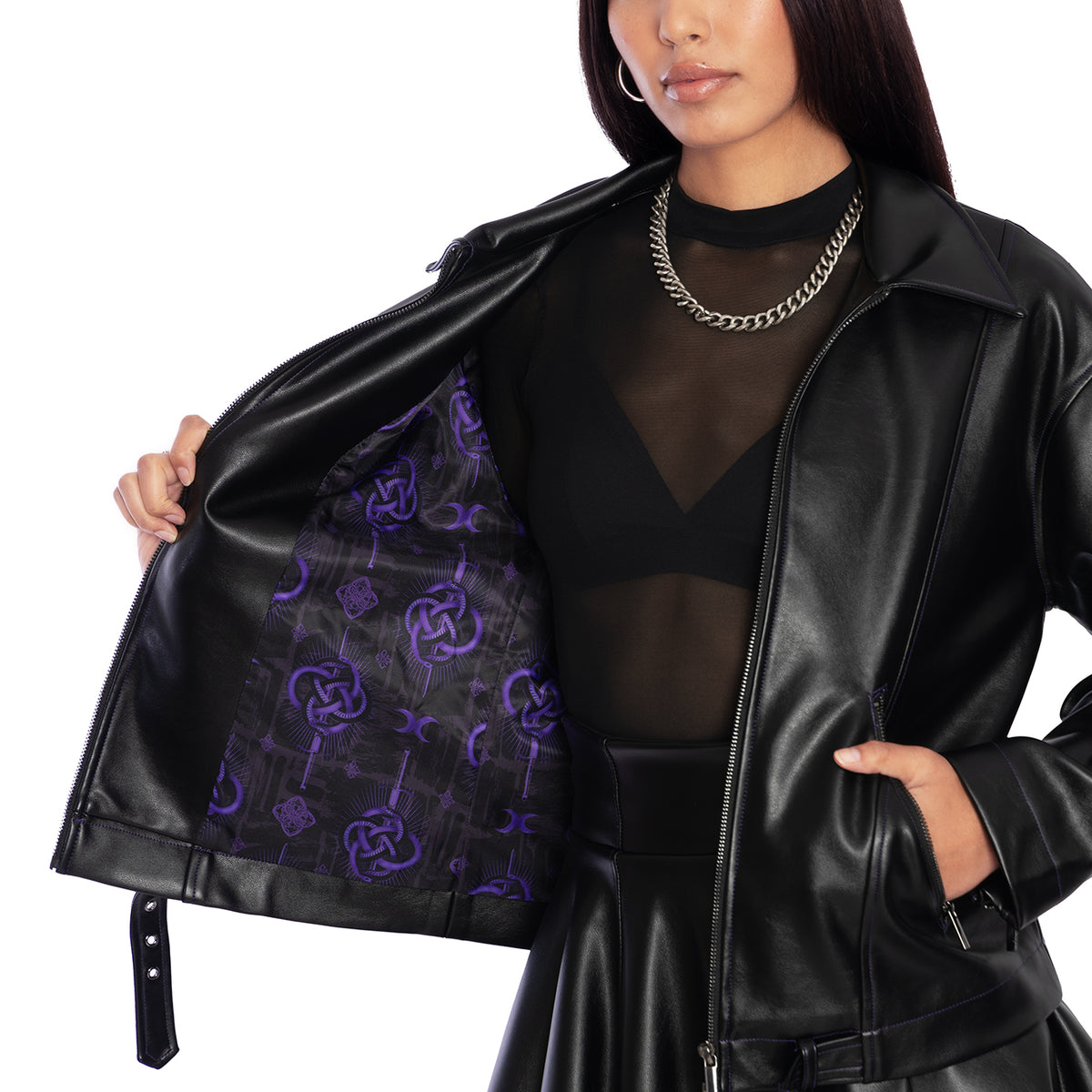 Infinity Snake Moto Jacket - Limited – BlackMilk Clothing
