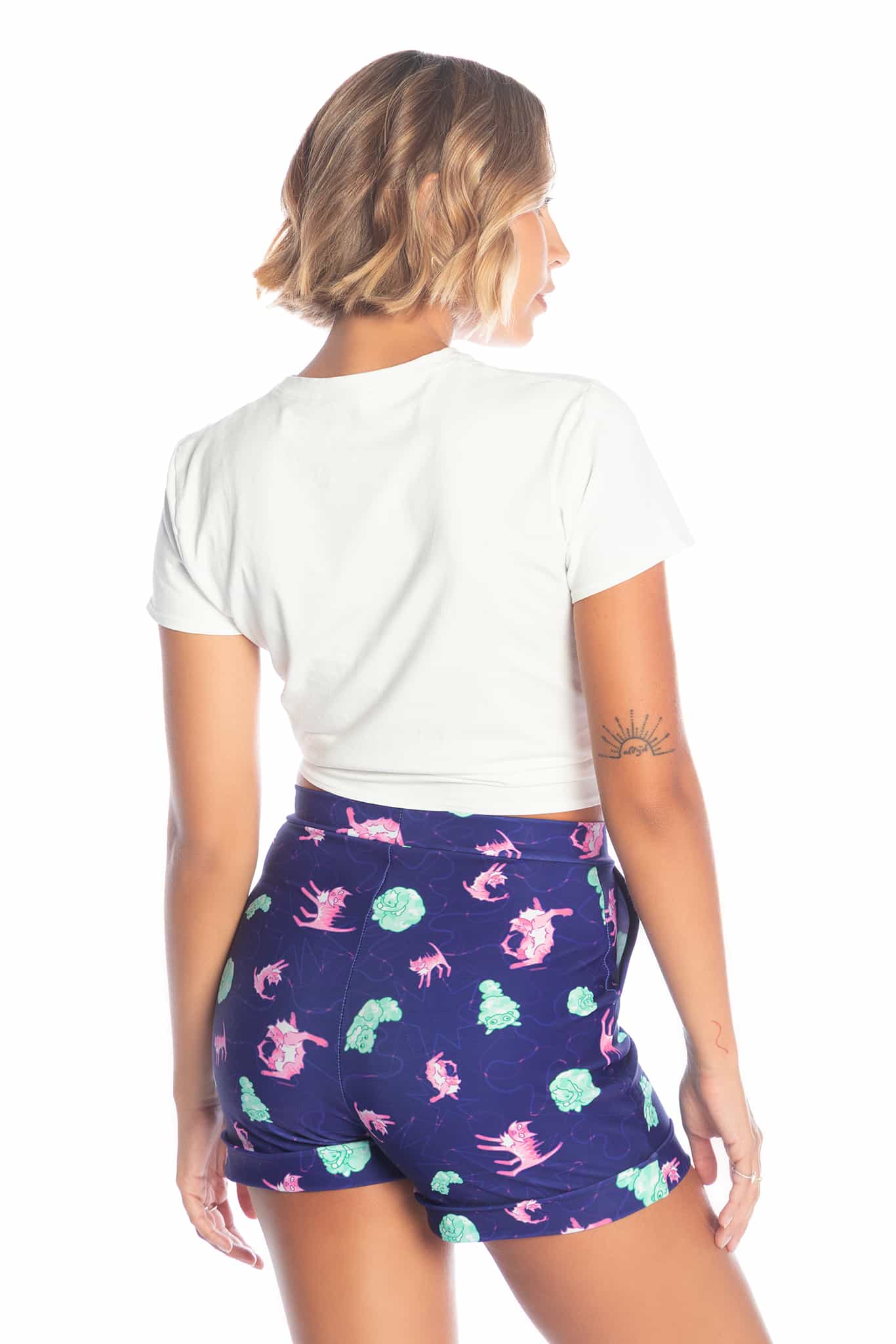 Kiki and Bouba Cuffed Shorts - Limited – BlackMilk Clothing