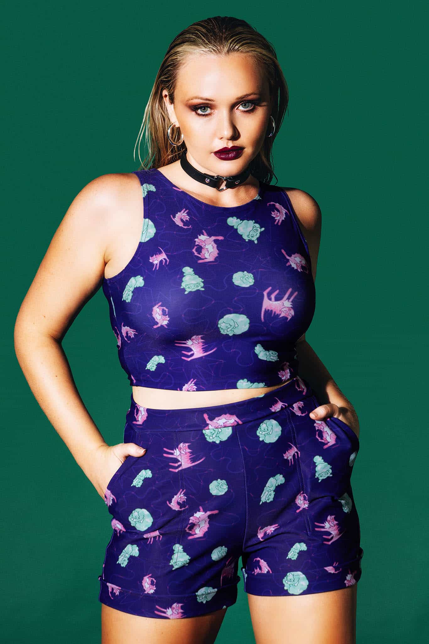Kiki and Bouba Cuffed Shorts - Limited – BlackMilk Clothing