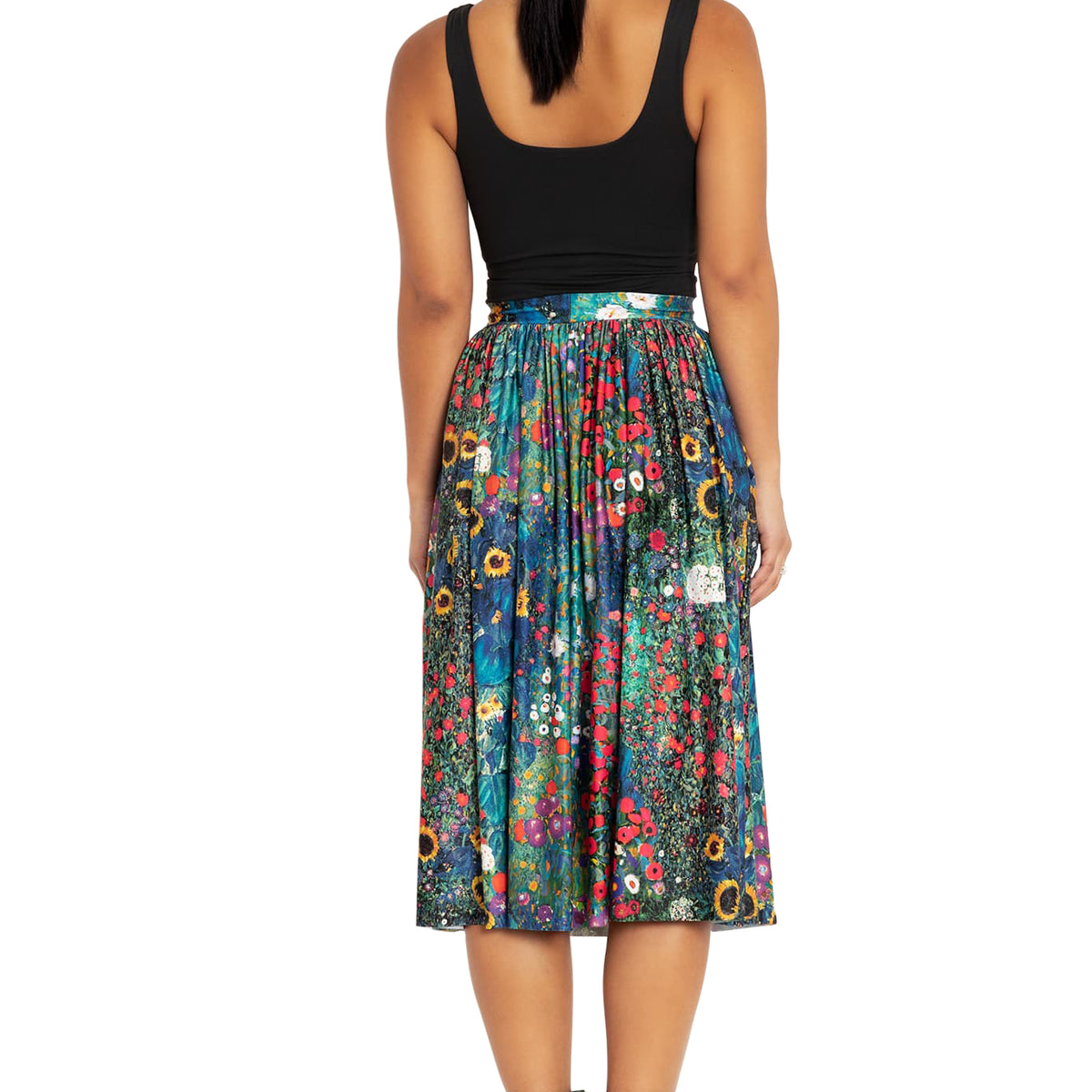 Klimt Collage Slinky Pocket Skirt – BlackMilk Clothing
