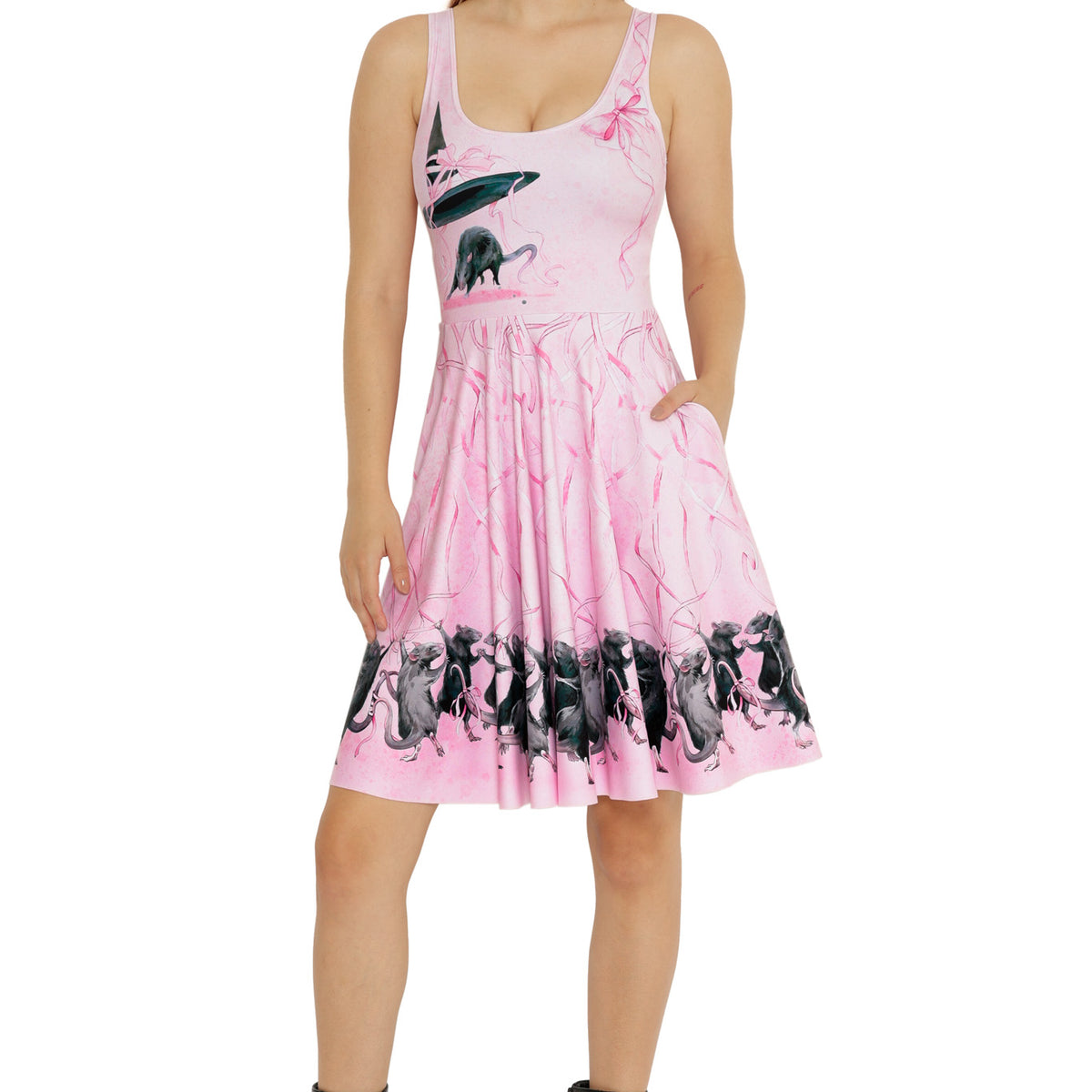 Maypole Rats Scoop Longline Dress - Limited – BlackMilk Clothing
