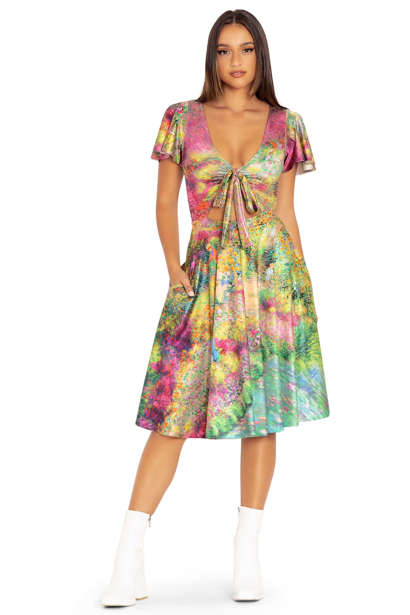 Montage Monet Rio Midi Dress – BlackMilk Clothing