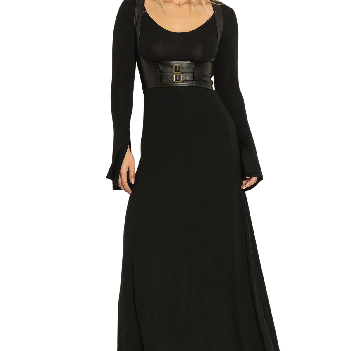 Mythos Split Sleeve Maxi Dress - Limited – BlackMilk Clothing