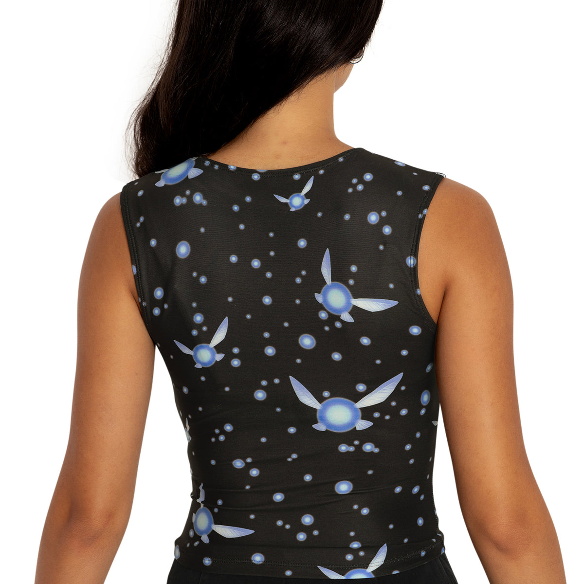 Navi Crew Neck Cropped Tank - Limited – BlackMilk Clothing