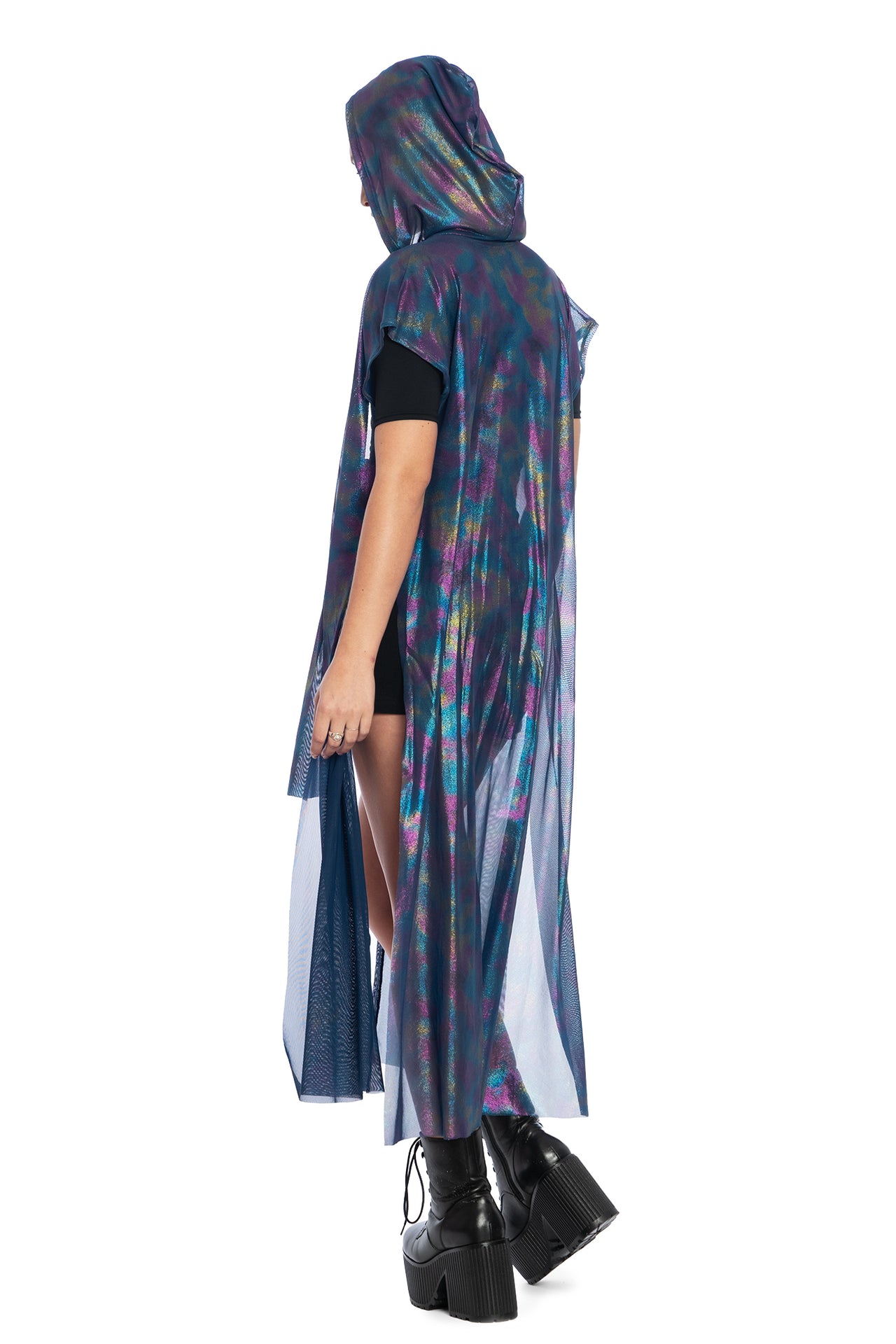 Ocean Gleam Sleeveless Wrap Robe - Limited – BlackMilk Clothing