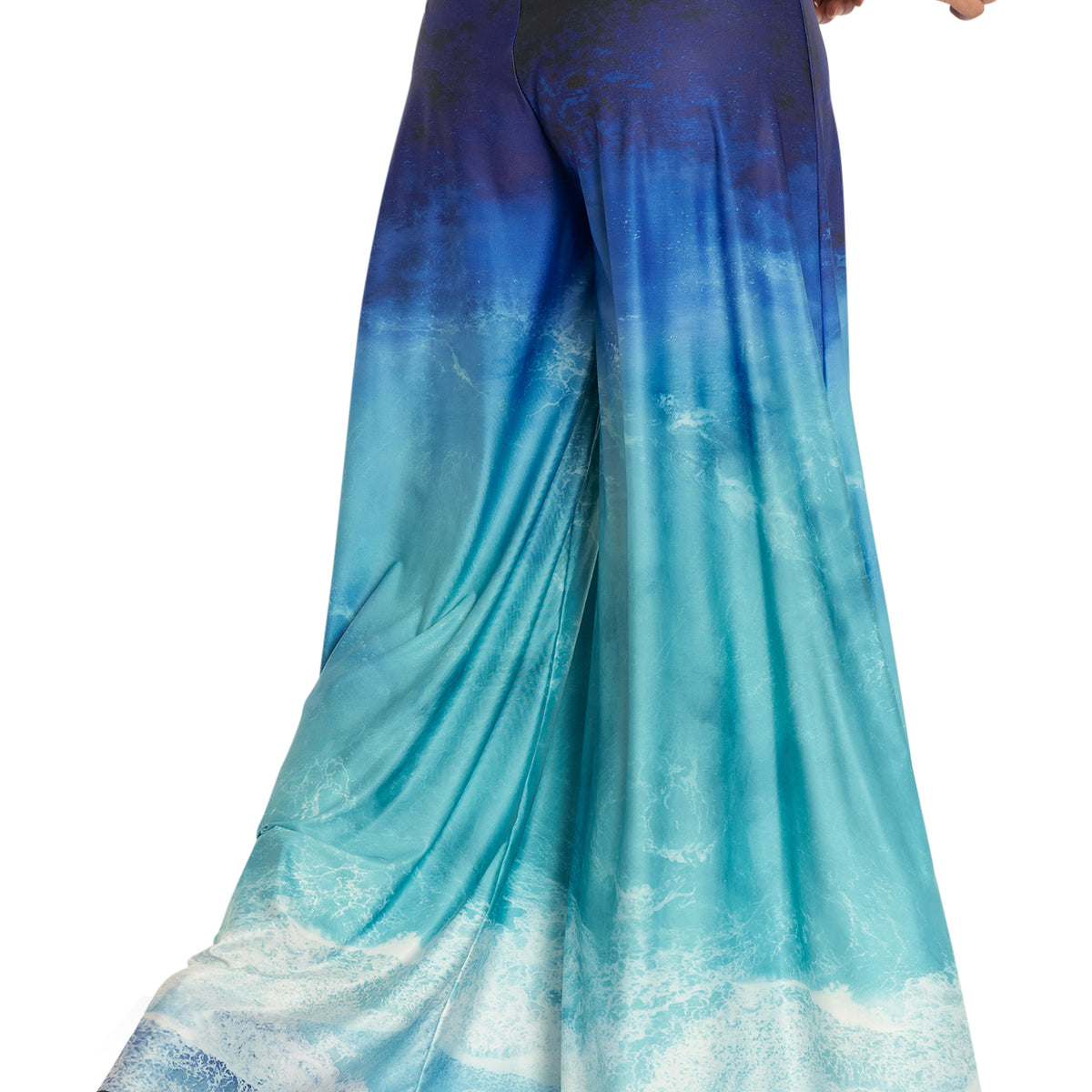 Ocean Waves Palazzo Pants - Limited – BlackMilk Clothing
