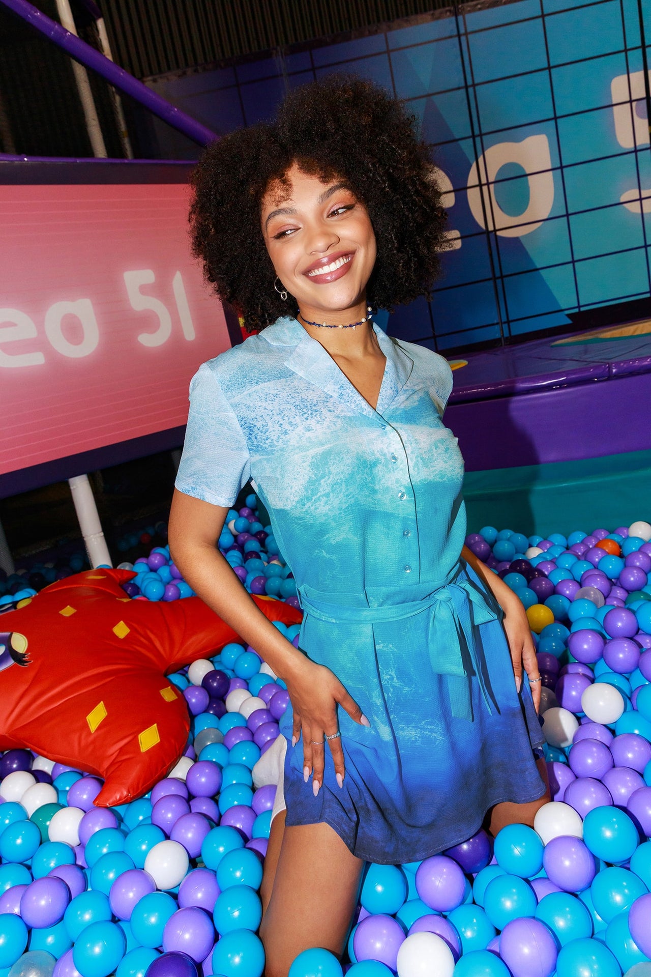 Ocean Waves Shirt Dress - Limited – BlackMilk Clothing
