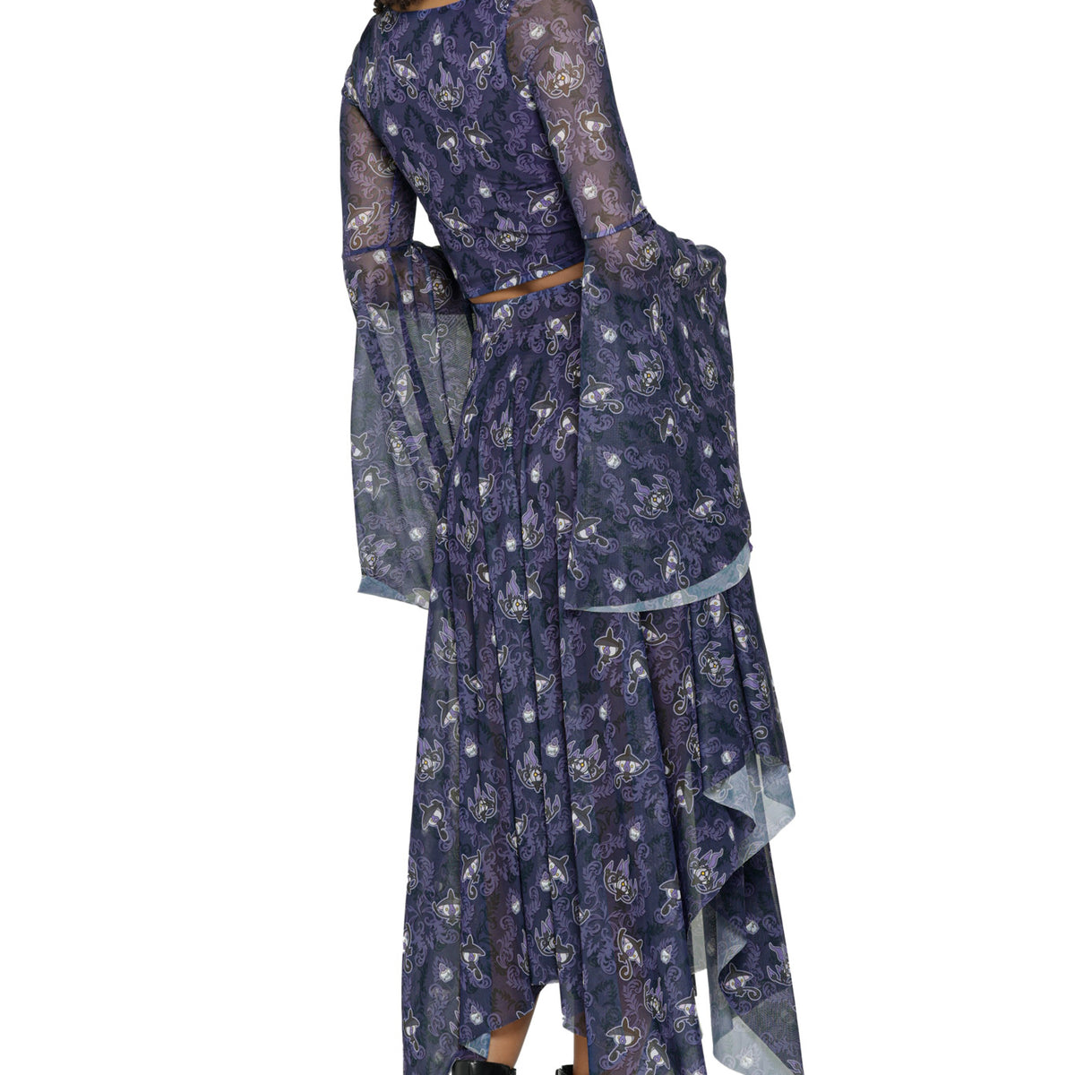 Ornamental Chandelure Handkerchief Skirt - Limited – BlackMilk Clothing