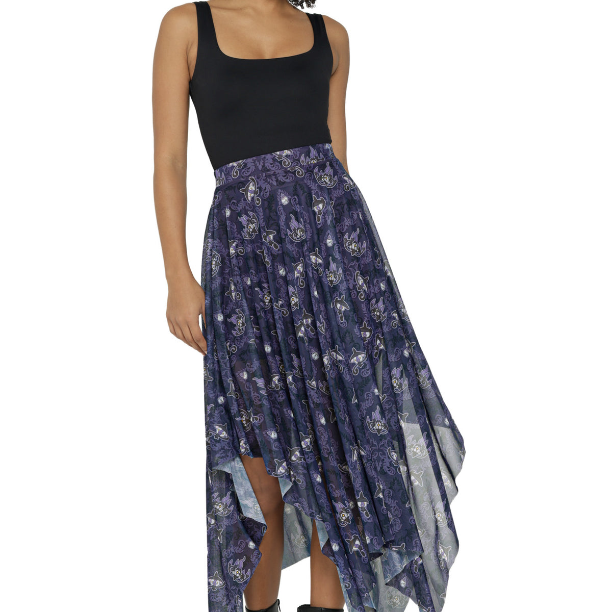 Ornamental Chandelure Handkerchief Skirt - Limited – BlackMilk Clothing