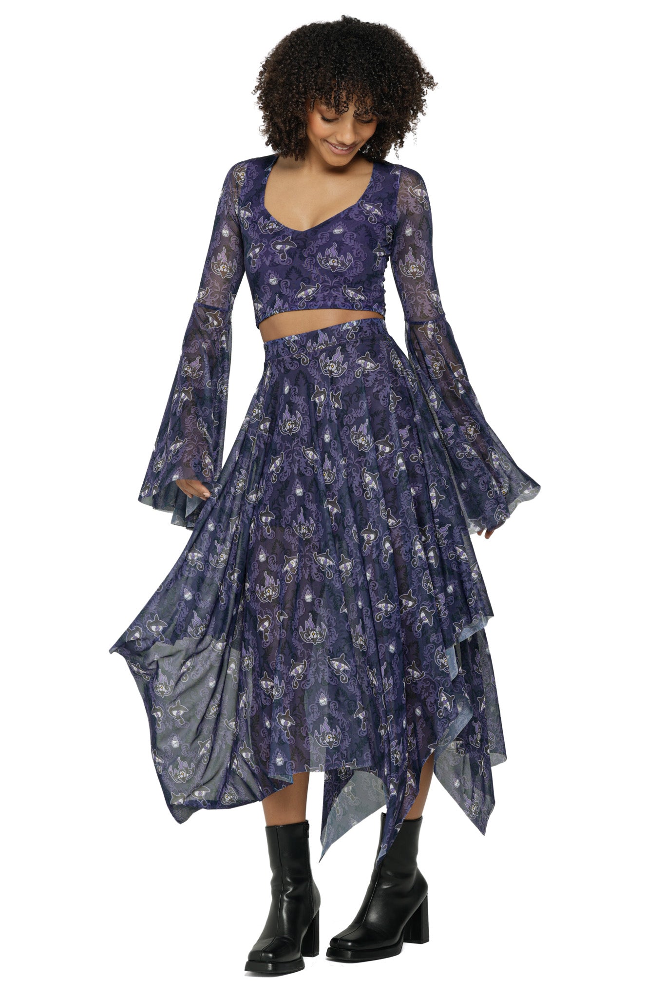 Ornamental Chandelure Sweetheart Spectre Top - Limited – BlackMilk Clothing