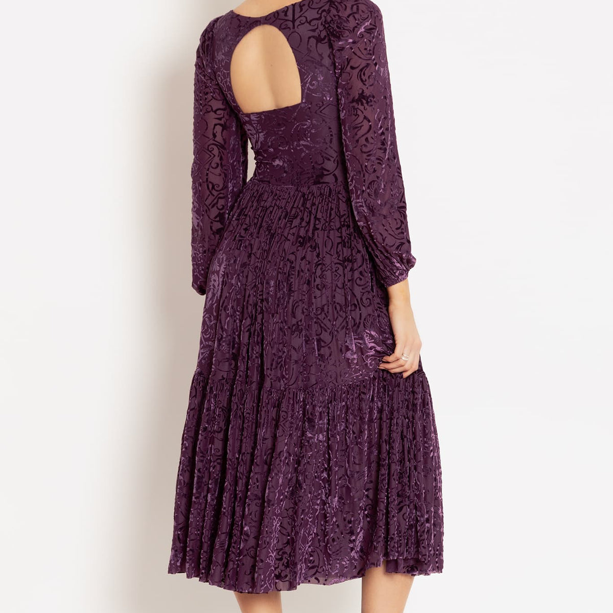 Burned Velvet Gothic Gates Plum Fae Queen Dress - Limited – BlackMilk ...