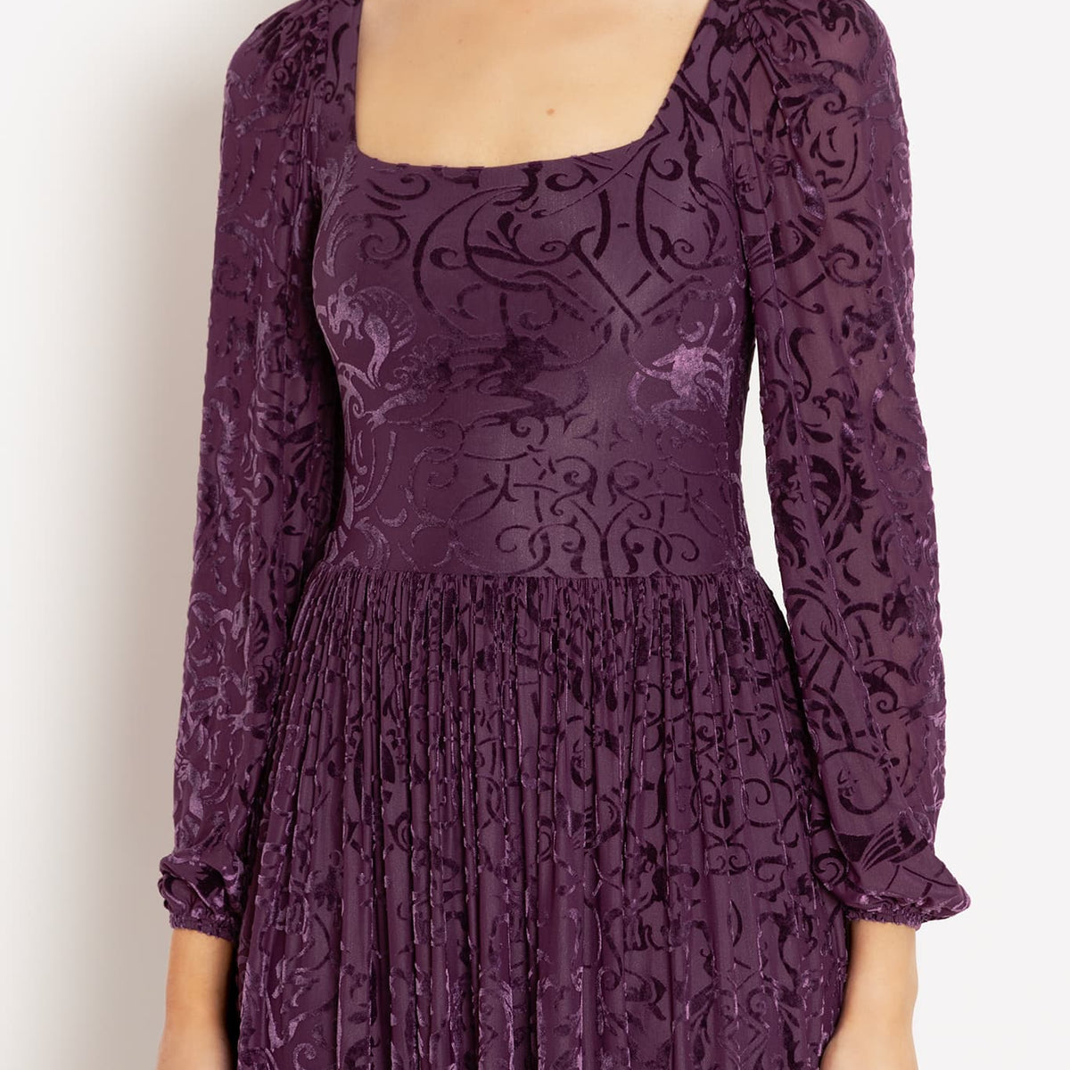 Burned Velvet Gothic Gates Plum Fae Queen Dress - Limited – BlackMilk ...