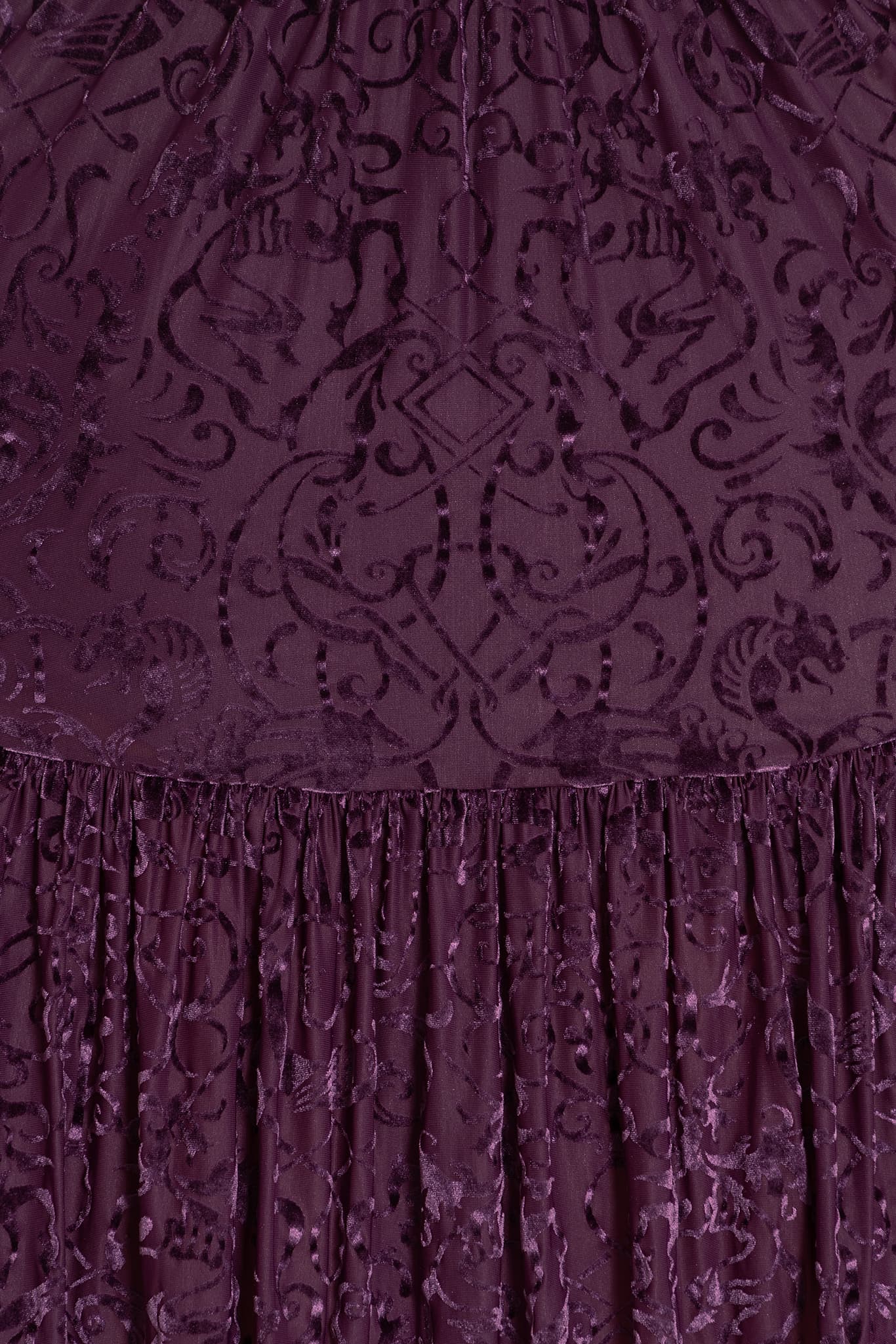 Burned Velvet Gothic Gates Plum Fae Queen Dress - Limited – BlackMilk ...