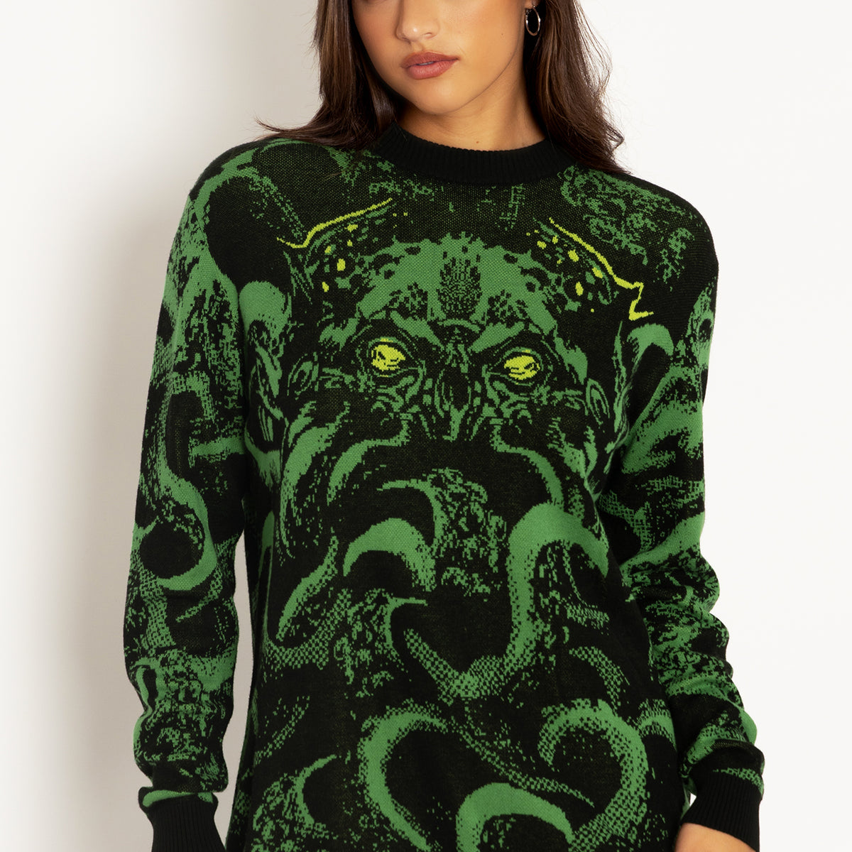 Cthulhu Oversized Knit Sweater - Limited – BlackMilk Clothing