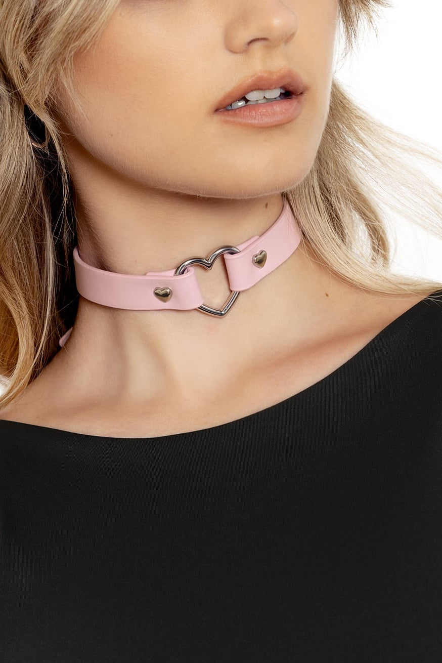 Pink Heart Choker – BlackMilk Clothing