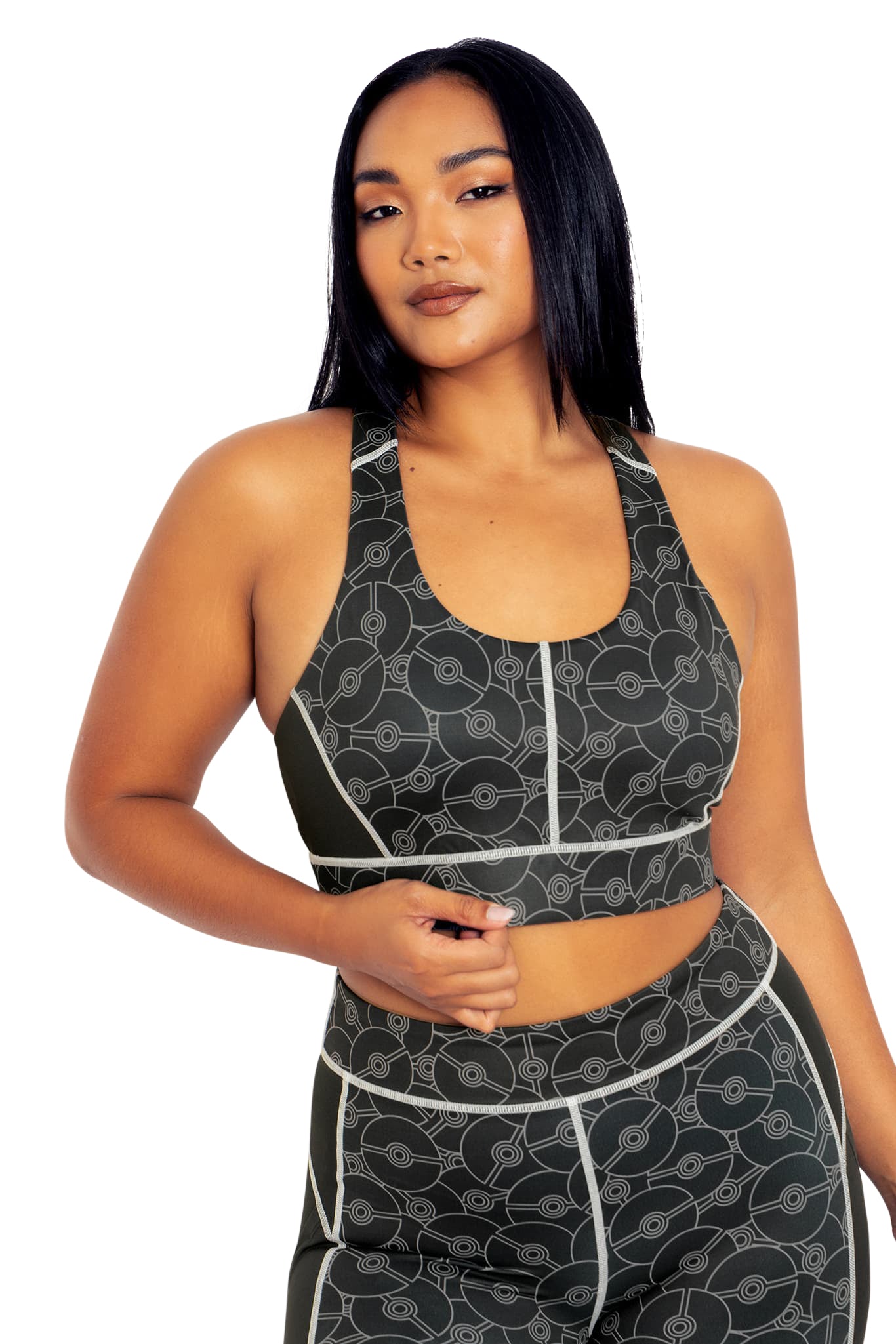 Poké Ball Mono Racer Crop - Limited – BlackMilk Clothing