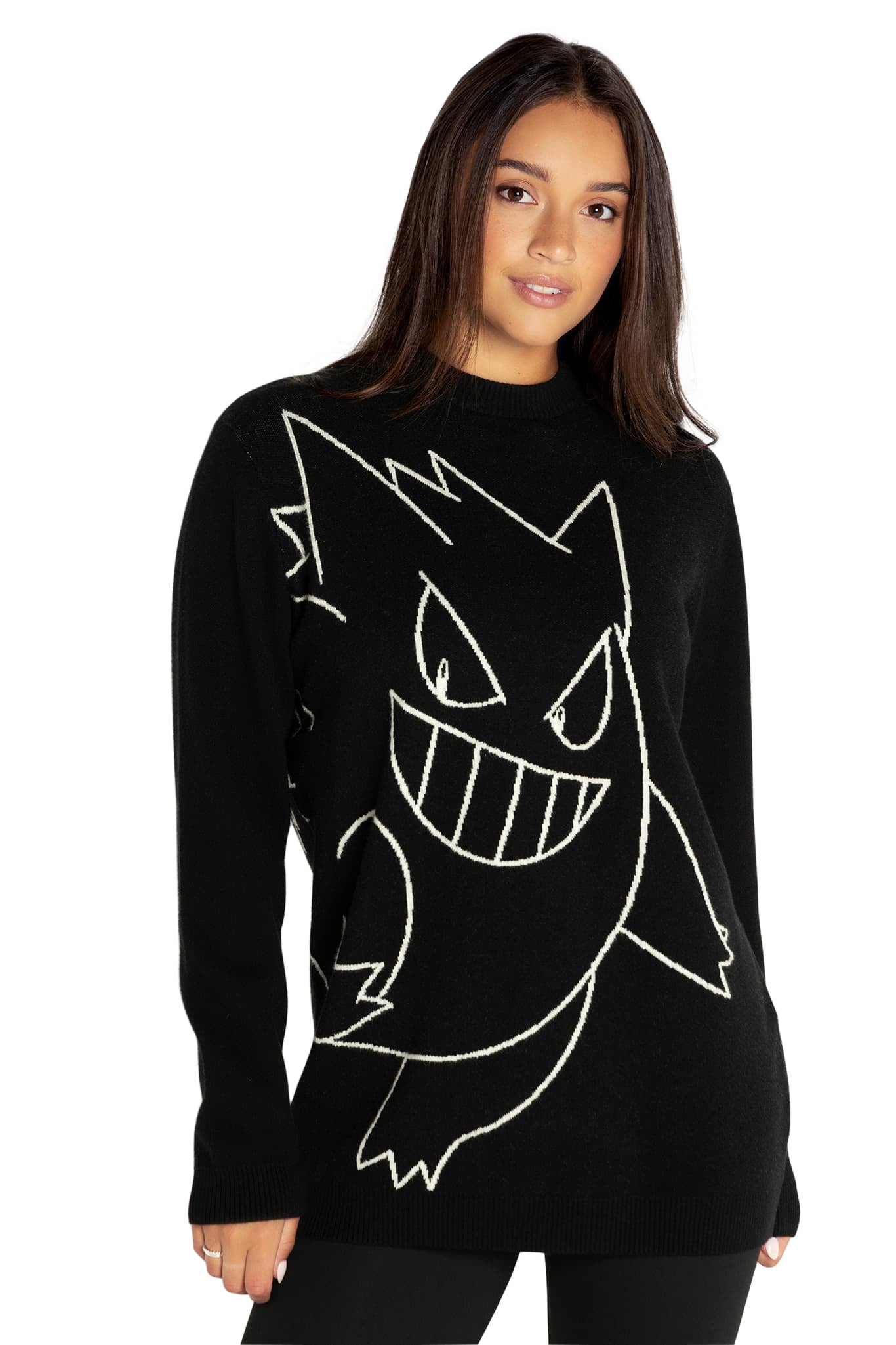 Gengar Oversized Knit Sweater – BlackMilk Clothing