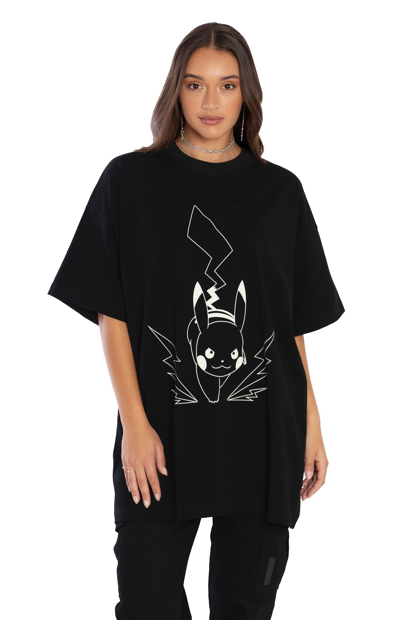 Pikachu Electricity Giant Tee – BlackMilk Clothing