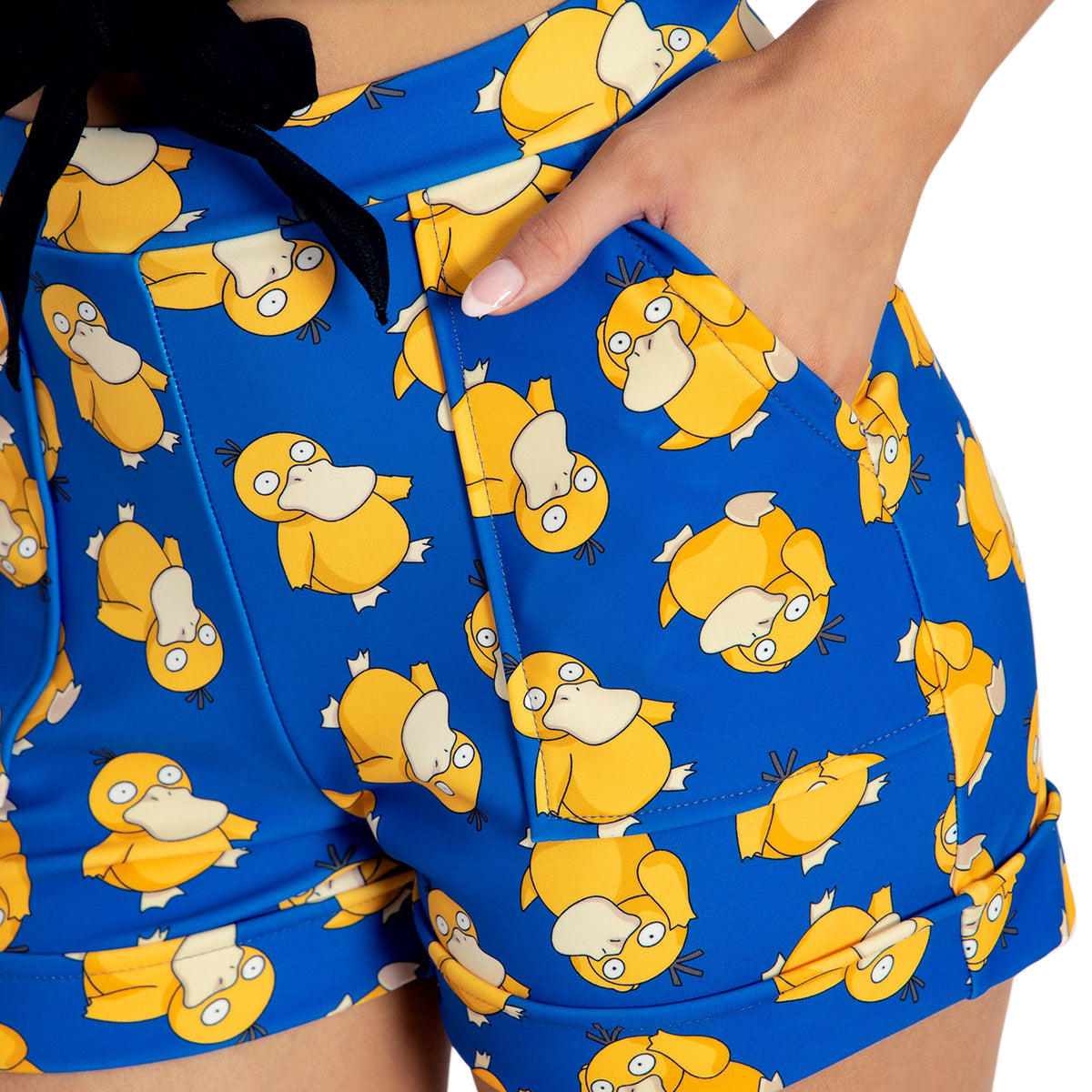 Psyduck Cuffed Shorts - Limited – BlackMilk Clothing