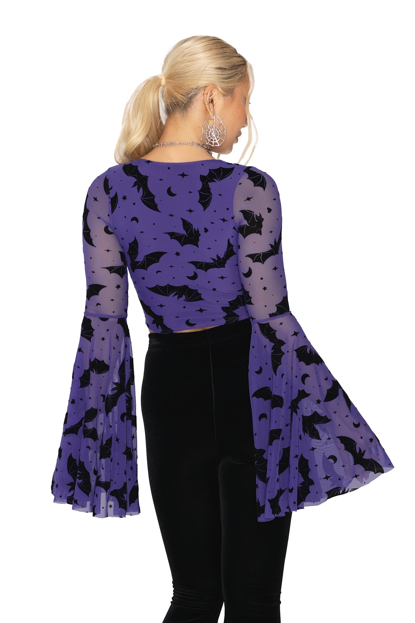 Flock Of Bats Purple Spectre Top - Limited – BlackMilk Clothing