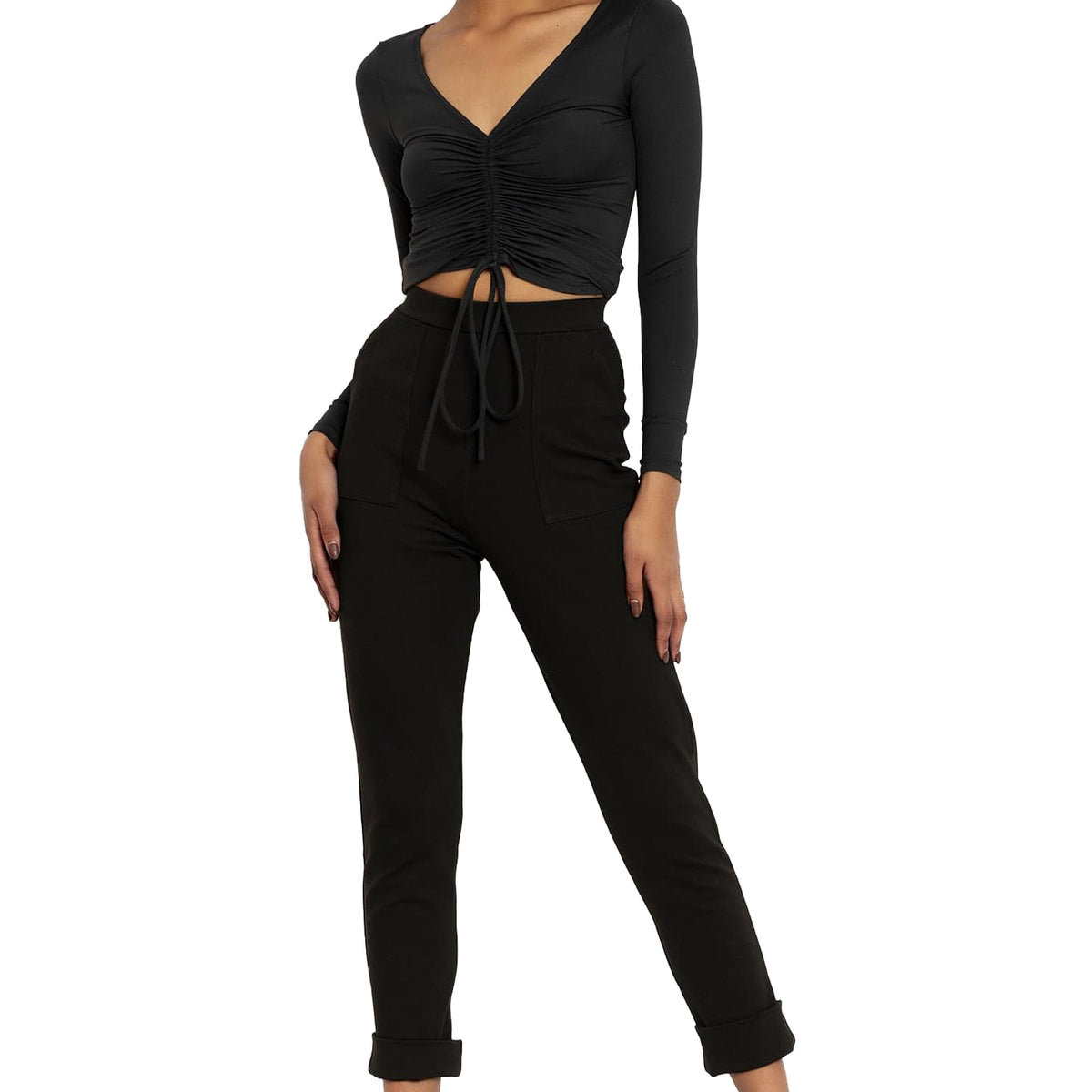 Push It Ponte Cuffed Pants – BlackMilk Clothing
