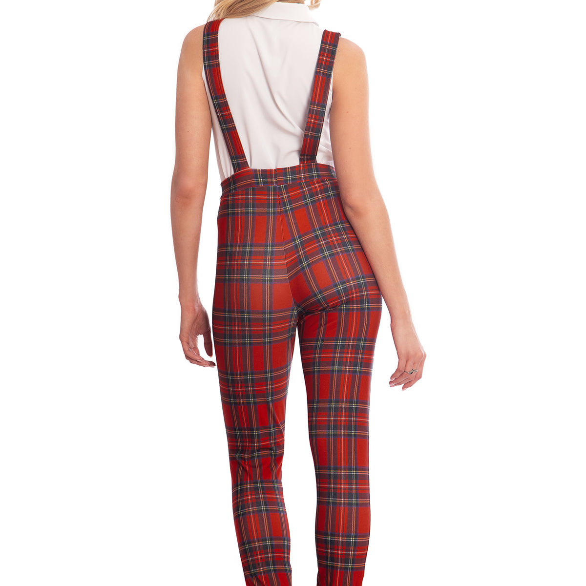 Tartan Red Overalls - Limited – BlackMilk Clothing