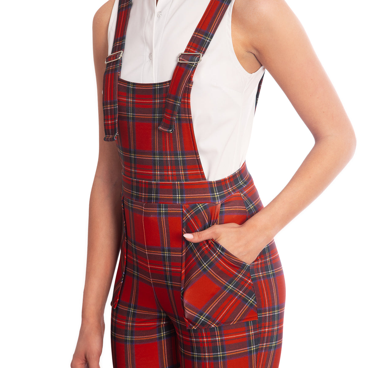 Tartan Red Overalls - Limited – BlackMilk Clothing