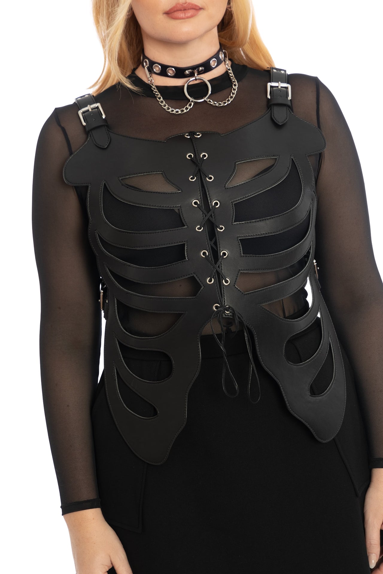 Ribcage Oversized Harness - Limited – BlackMilk Clothing