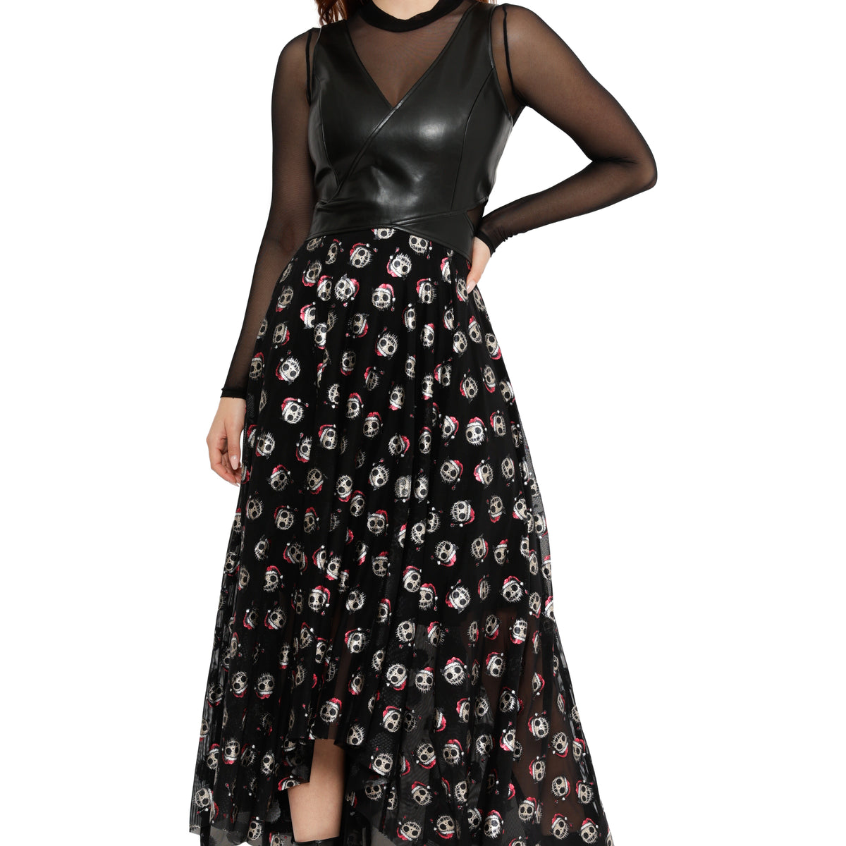 Route 666 Santa Claws Handkerchief Maxi Dress - Limited – BlackMilk ...
