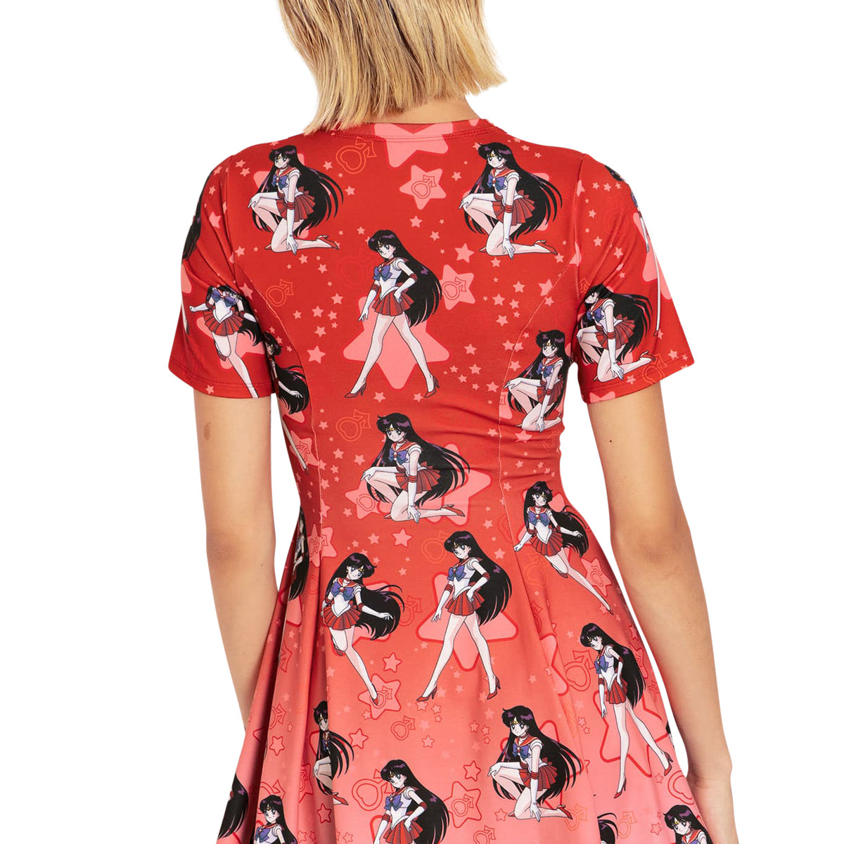 Sailor Mars Evil Tee Dress - Limited – BlackMilk Clothing