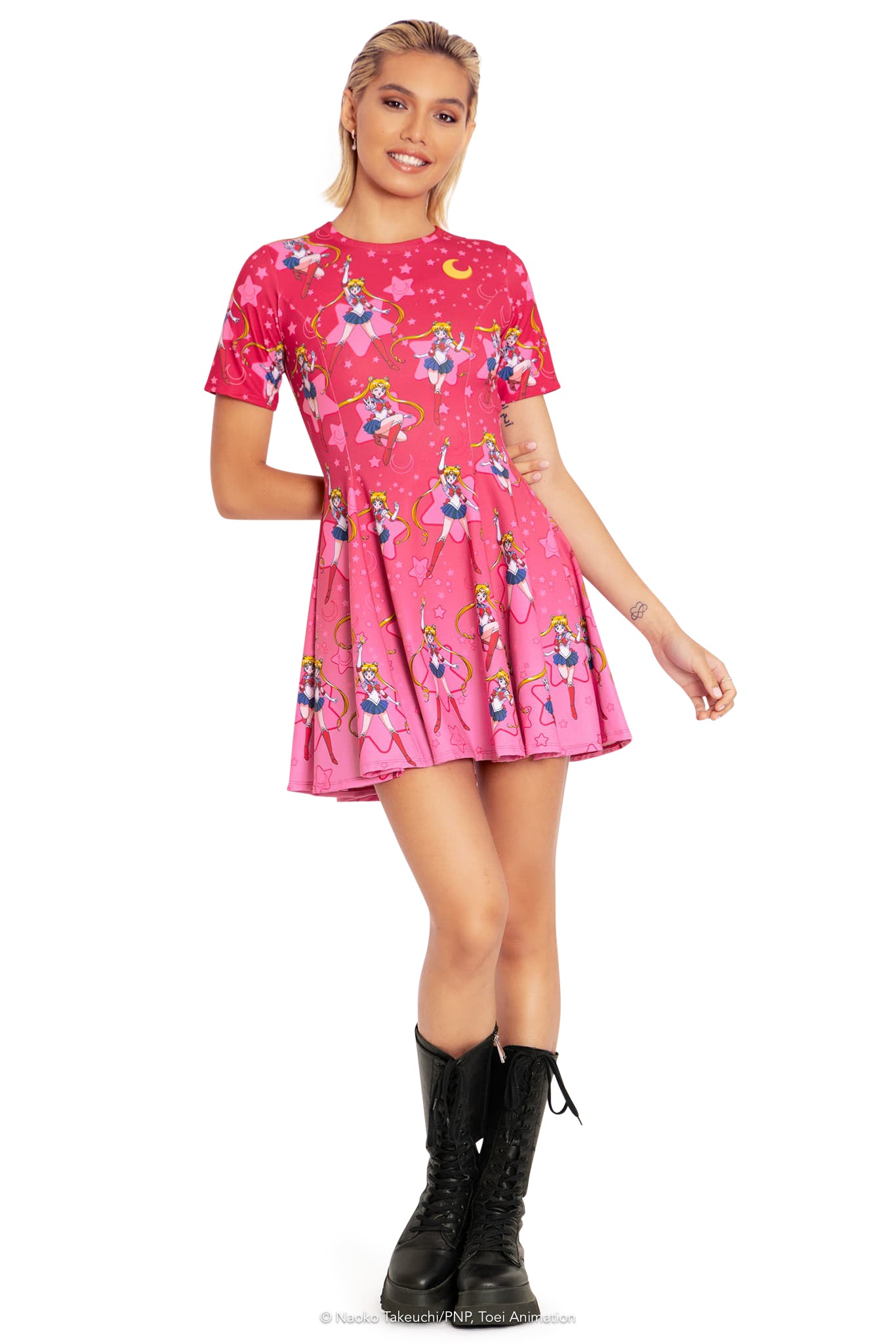 Sailor Moon Evil Tee Dress - Limited – BlackMilk Clothing