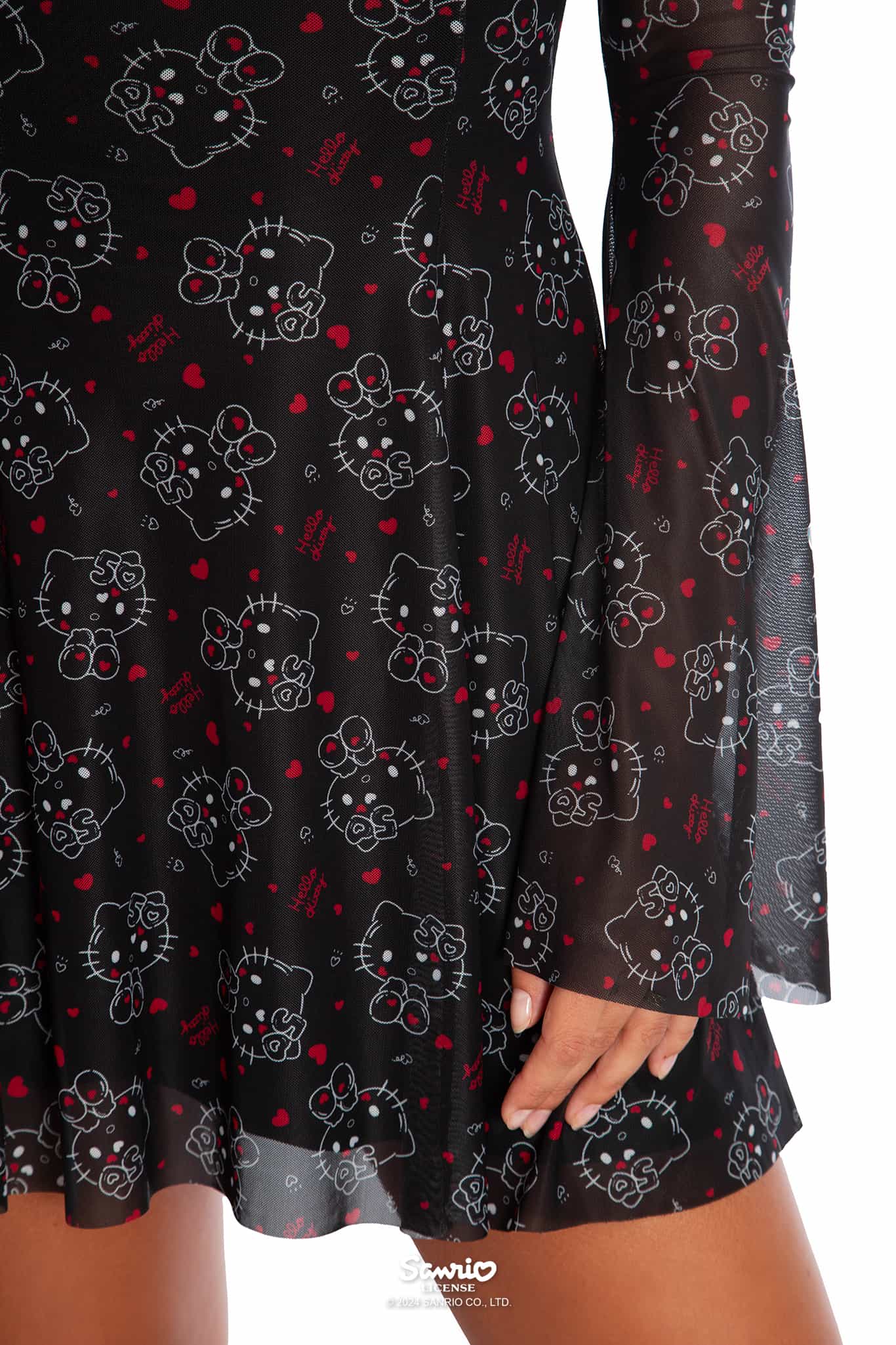 50 Years Of Hello Kitty Bow Shrug Dress - Limited – BlackMilk Clothing