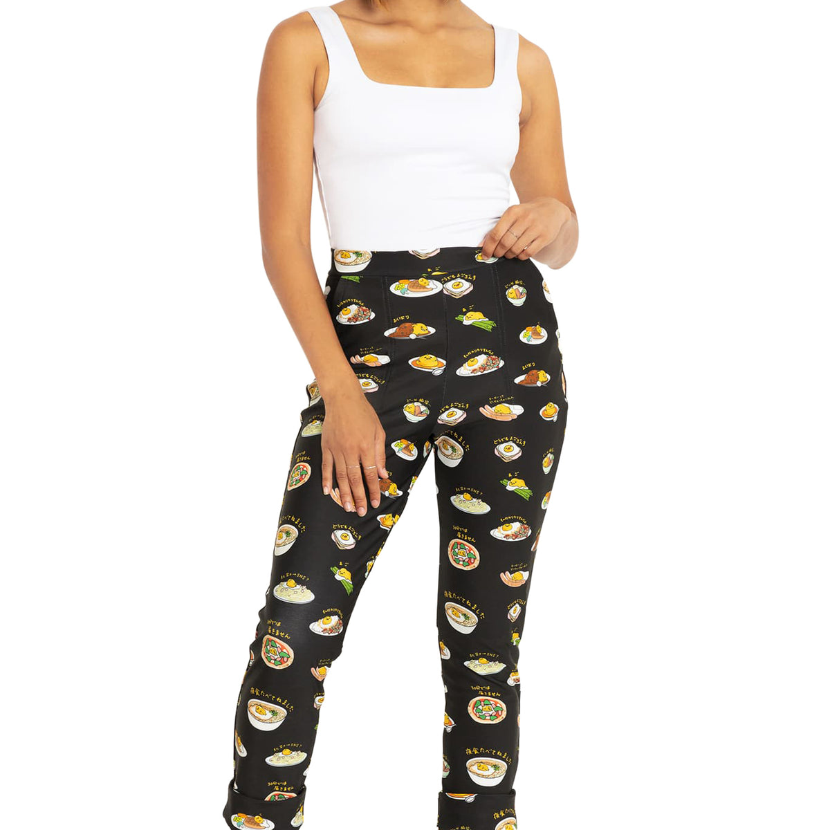 Eat With Gudetama Cuffed Pants - Limited – BlackMilk Clothing