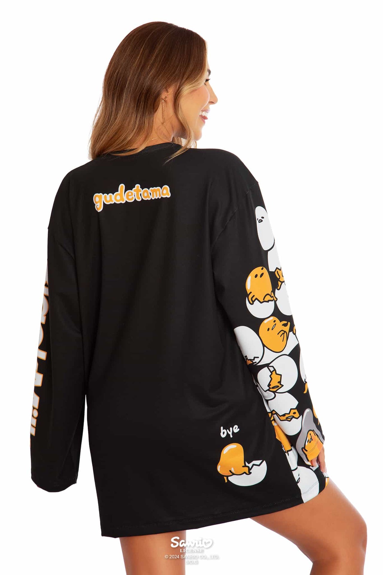 Gudetama Stacks On Long Sleeve Big Tee - Limited – BlackMilk Clothing