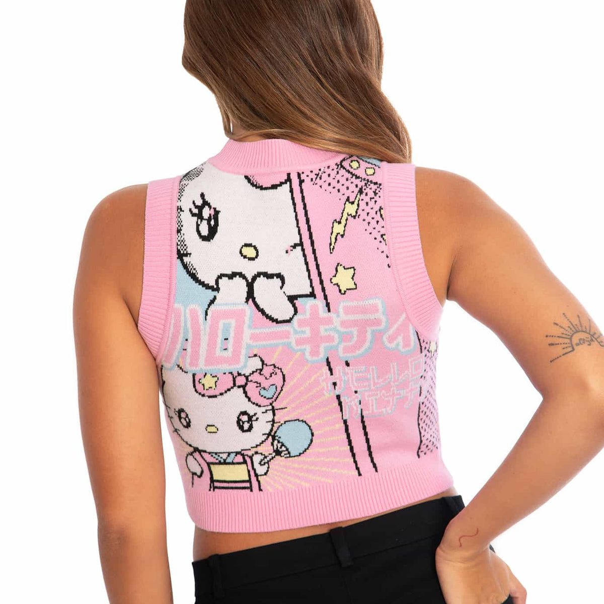 Hello Kitty Manga Knit Crop - Limited – BlackMilk Clothing