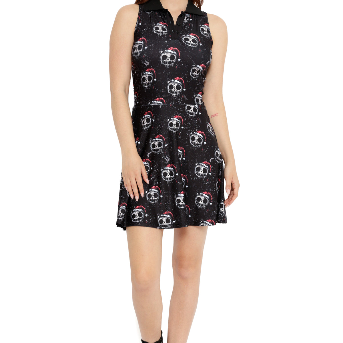 Santa Claws Polo Skater Dress - Limited – BlackMilk Clothing