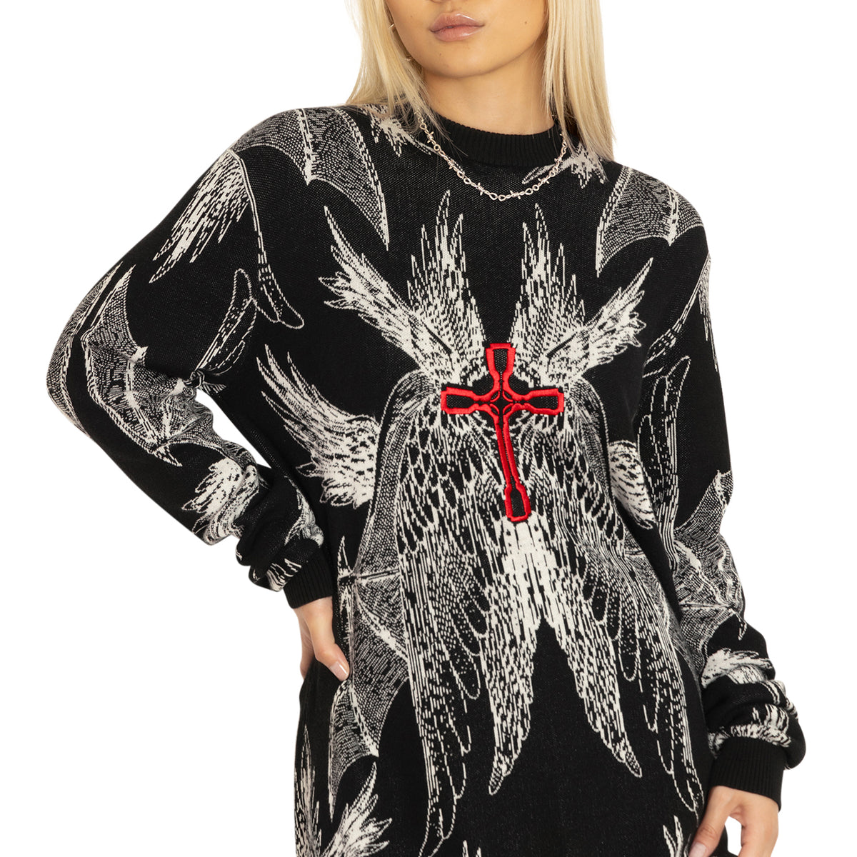 Seraphim Oversized Knit Sweater - Limited – BlackMilk Clothing
