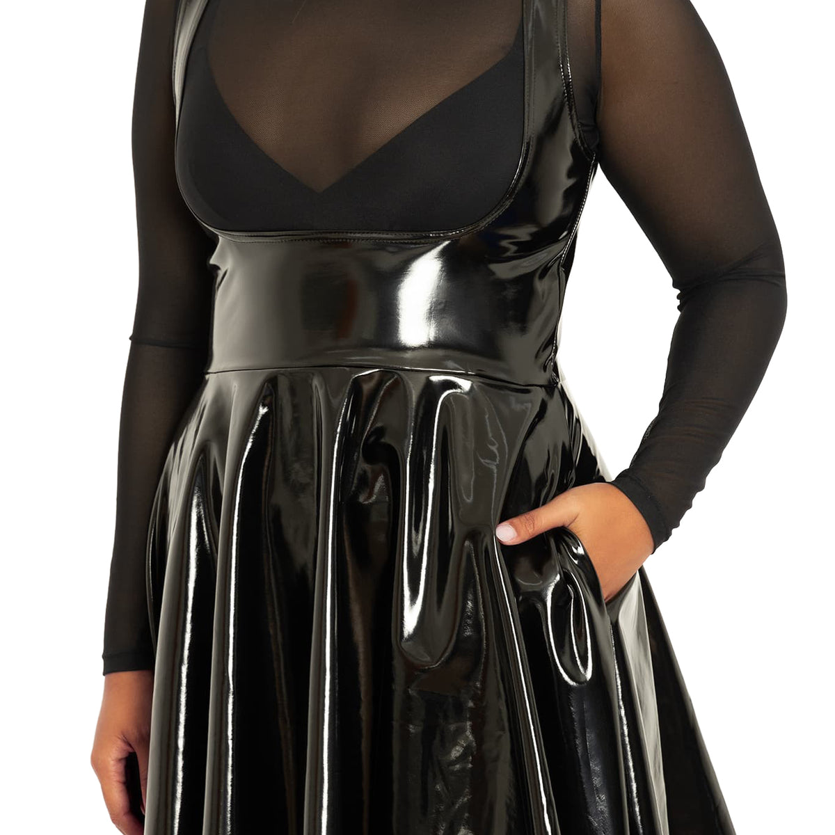Show Us Ya Tops PVC Underbust Dress – BlackMilk Clothing