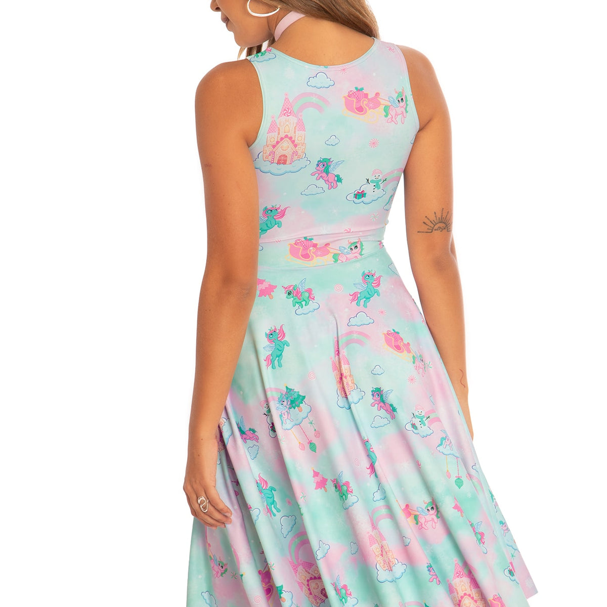 So Christmas I Could Puke Princess Midi Dress - Limited – BlackMilk ...
