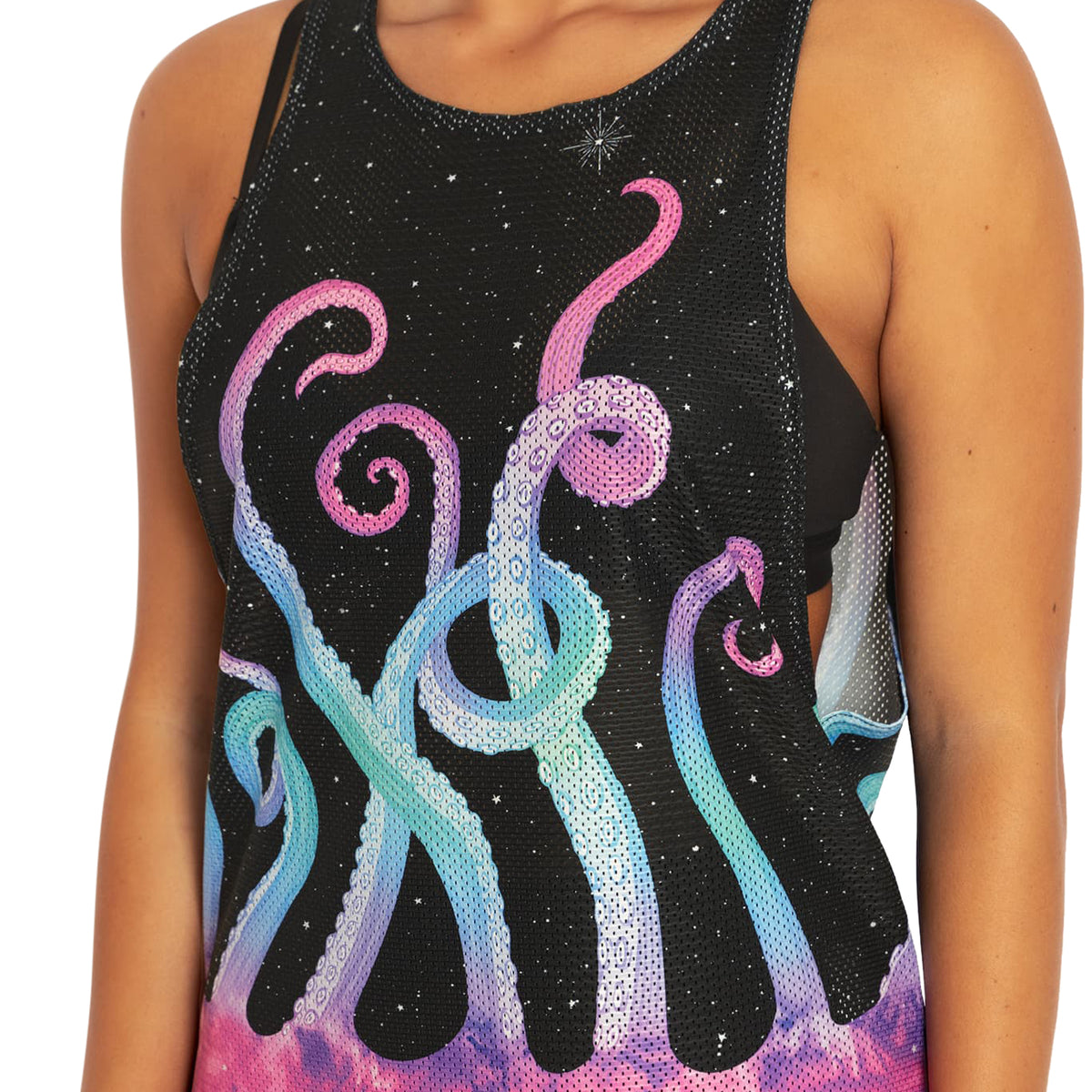 Space Tentacles Low Arm Tank - Limited – BlackMilk Clothing