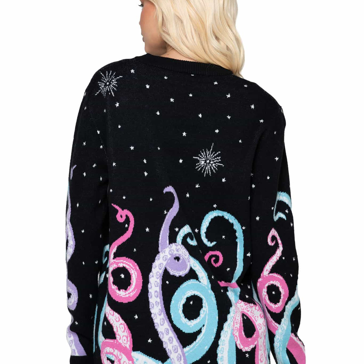Space Tentacles Oversized Knit Sweater - Limited – BlackMilk Clothing