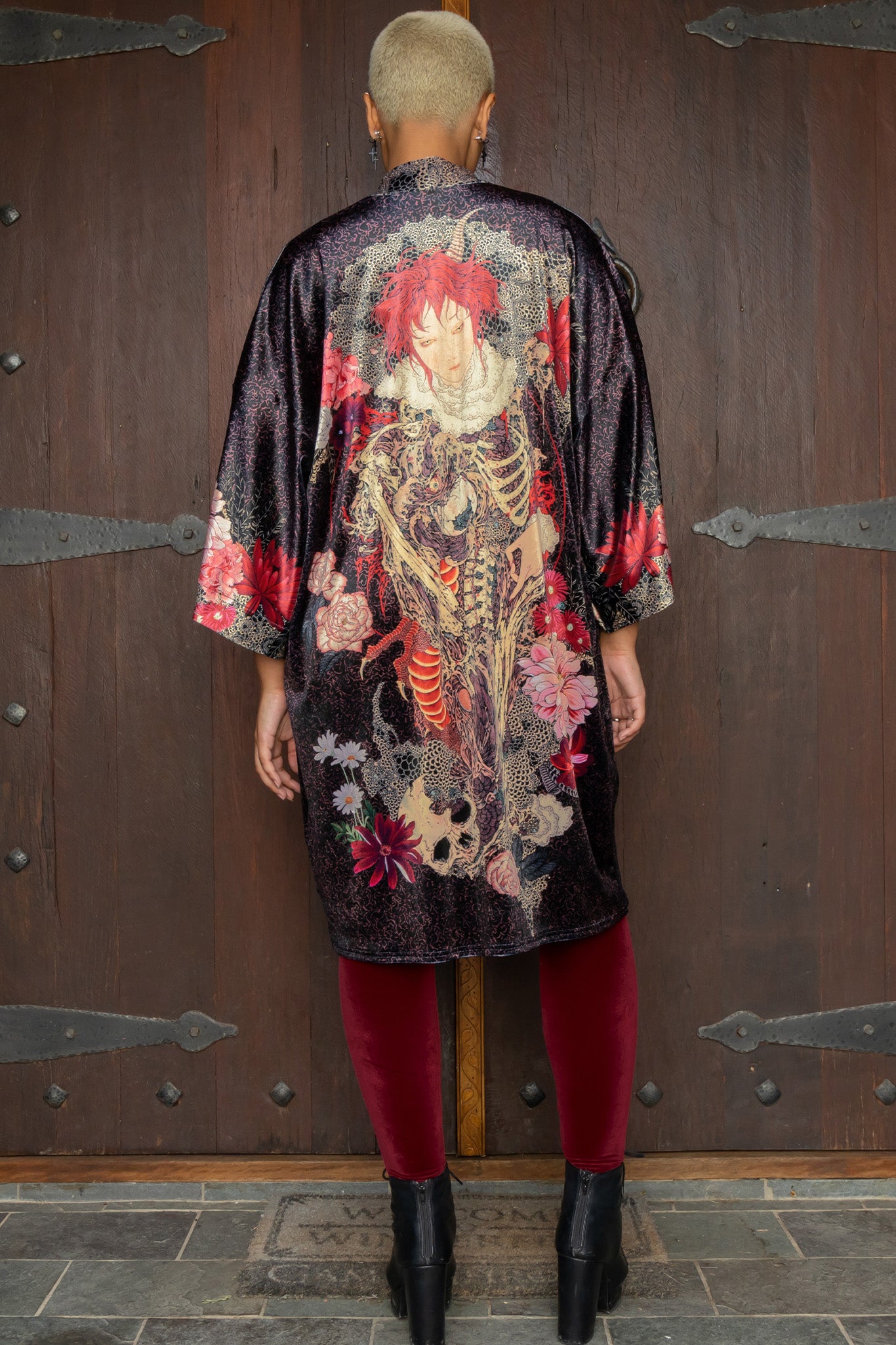 Spirit Of A Dragon Velvet Robe – BlackMilk Clothing