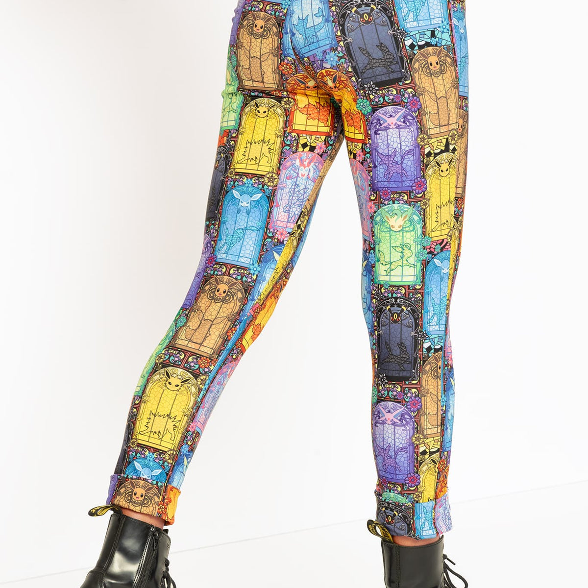 Stained Glass Eevee Cuffed Pants - Limited – BlackMilk Clothing