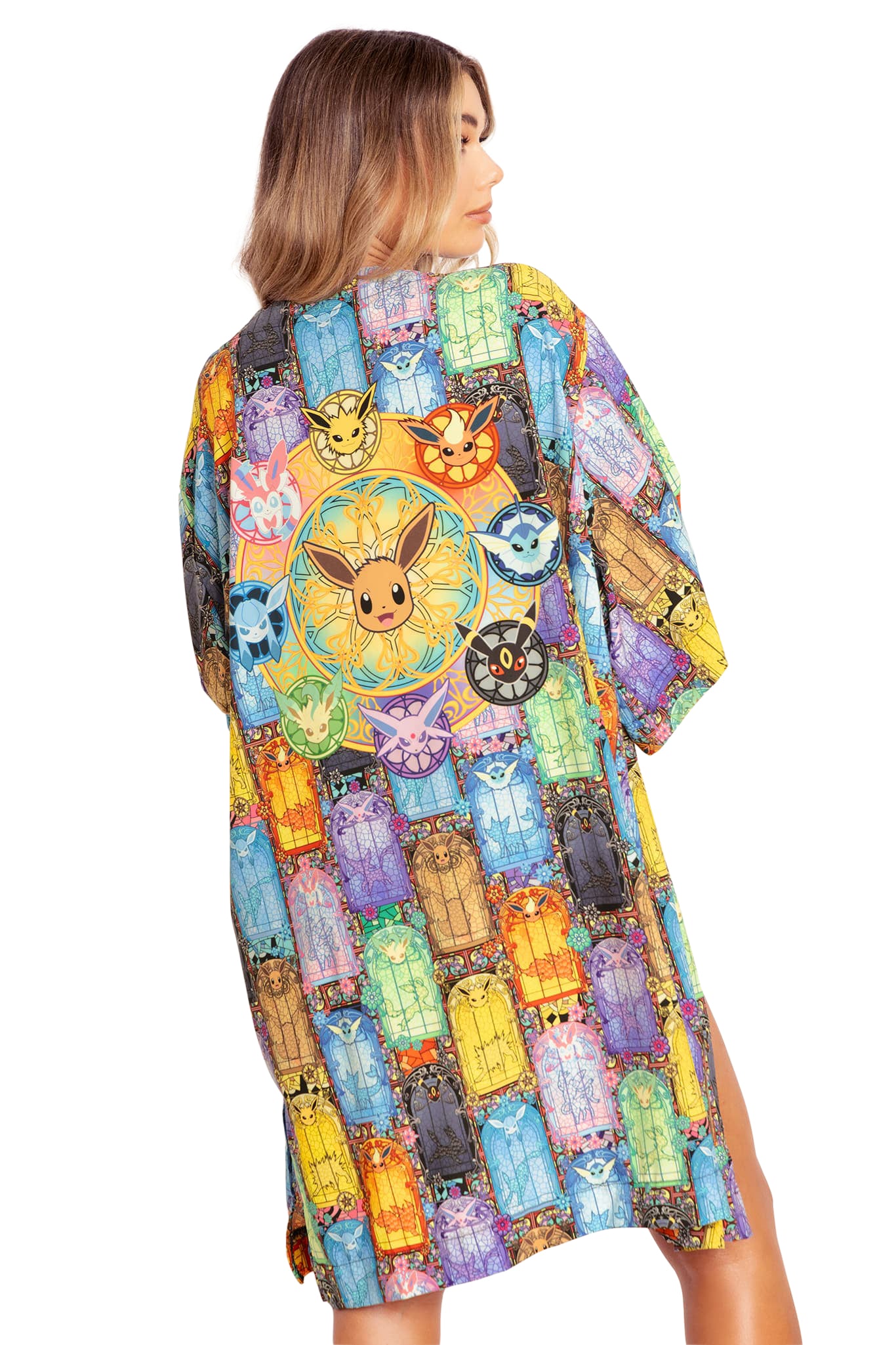 Stained Glass Eevee Robe - Limited – BlackMilk Clothing