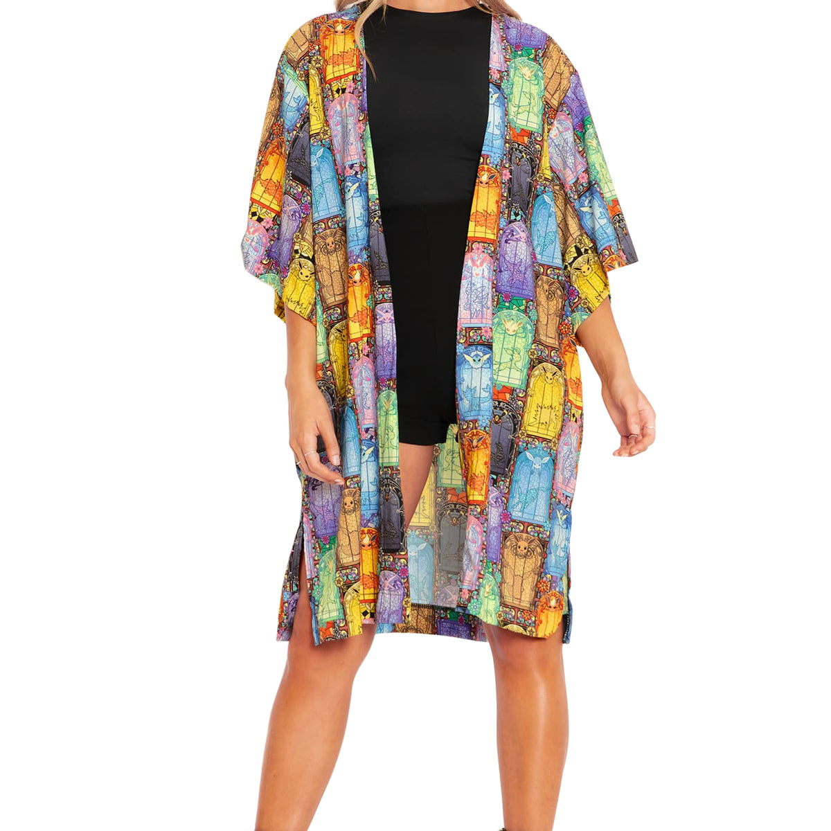 Stained Glass Eevee Robe - Limited – BlackMilk Clothing
