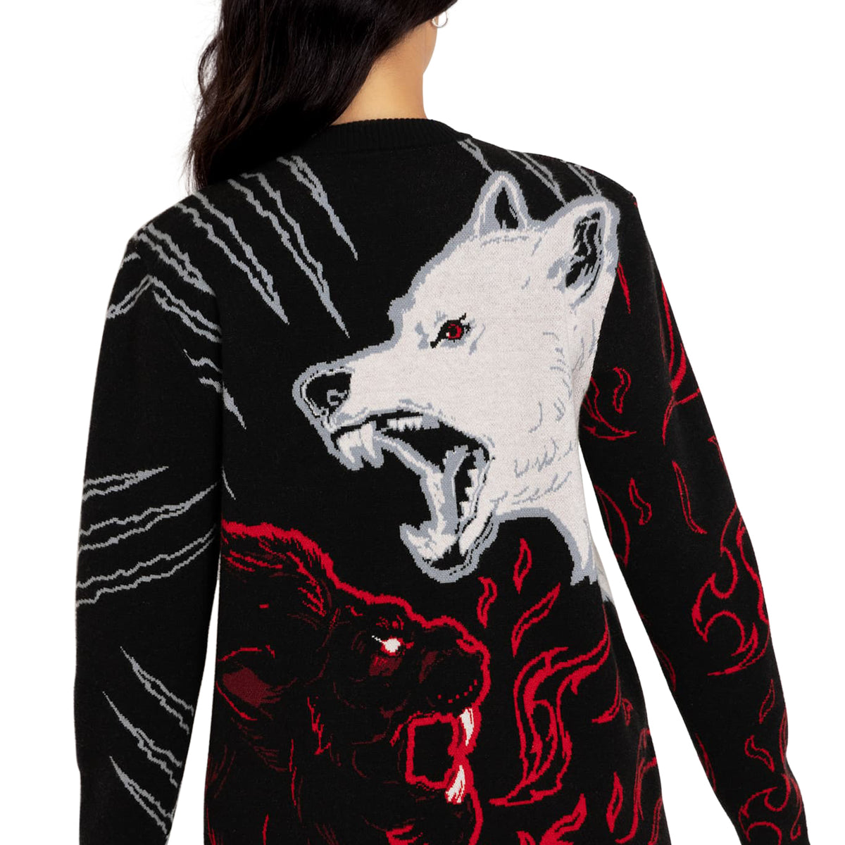 Stark Vs Lannister Oversized Knit Sweater - Limited – BlackMilk Clothing