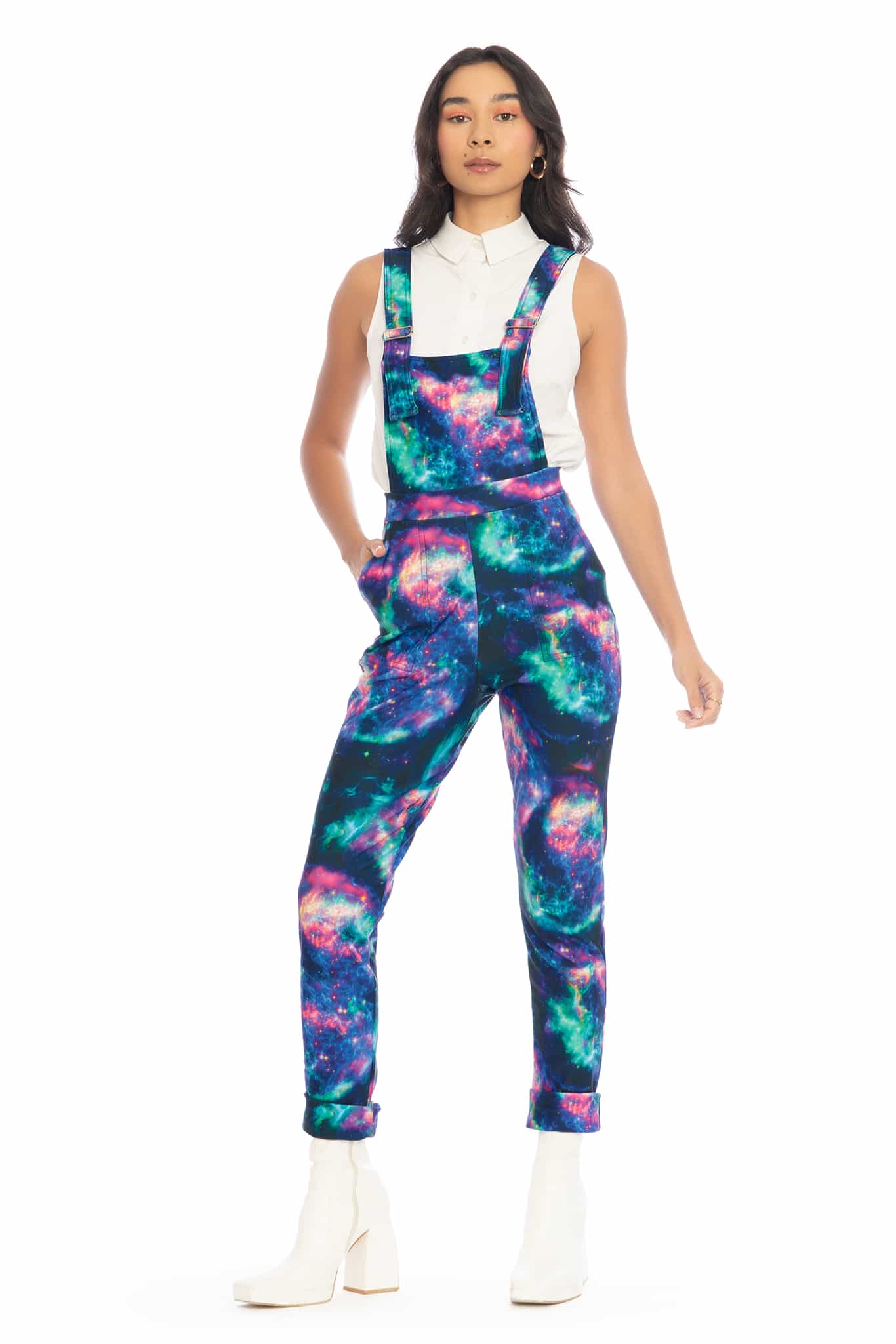 Stellar Bloom Long Overalls - Limited – BlackMilk Clothing