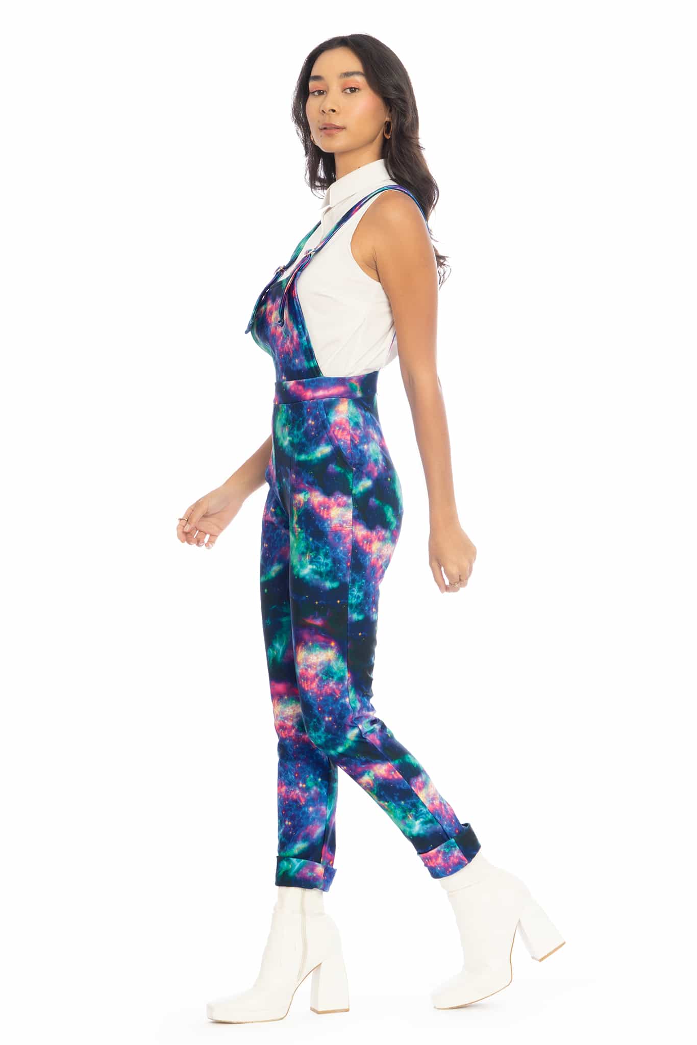 Stellar Bloom Long Overalls - Limited – BlackMilk Clothing